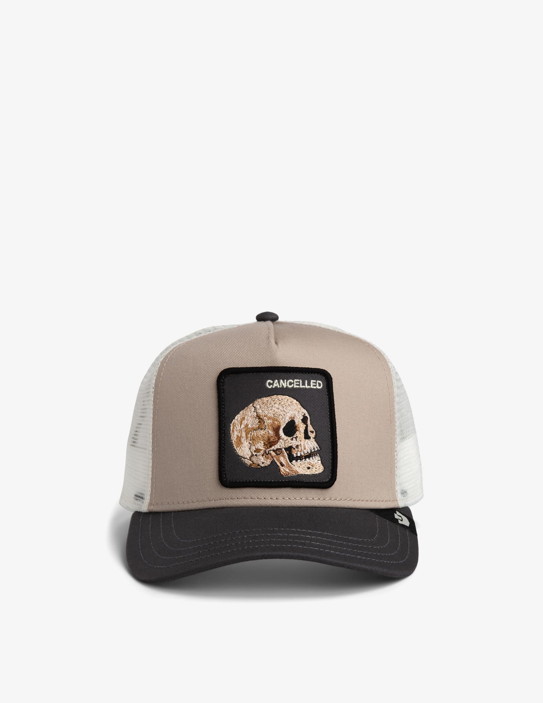 Shop Goorin Bros Skull patch cap on Rinascente