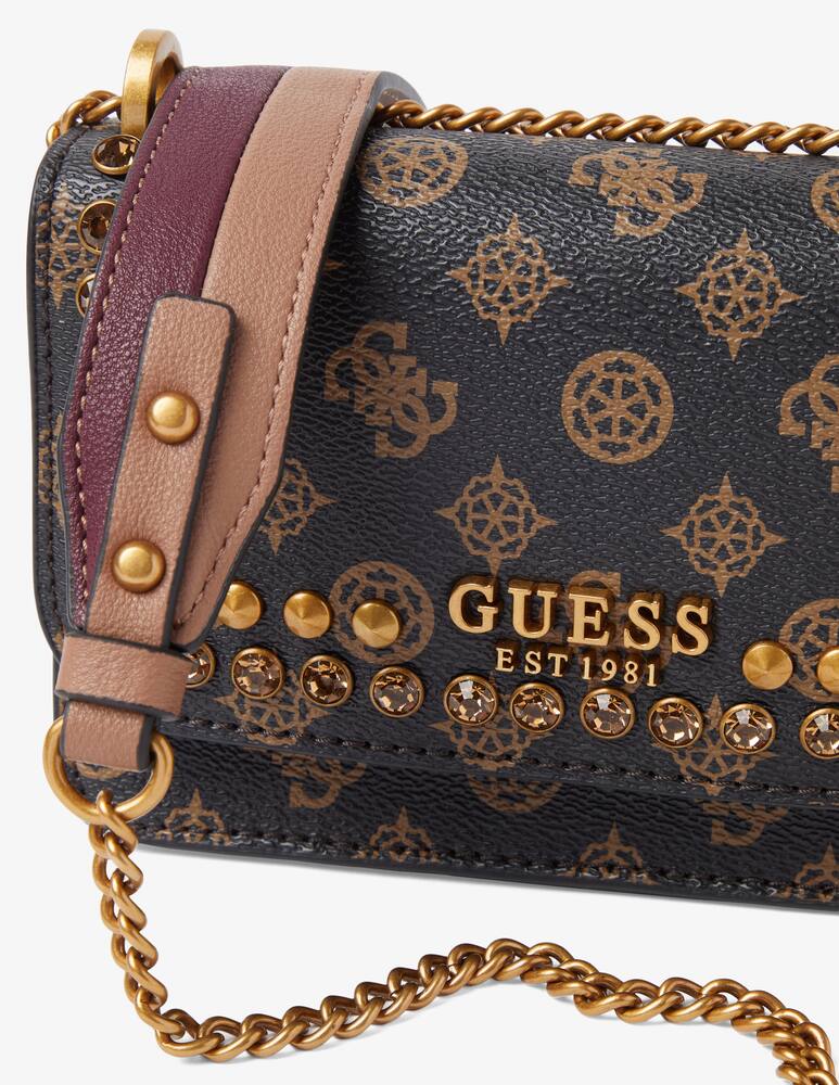 Shop Guess Fynna crossbody peony bag on Rinascente