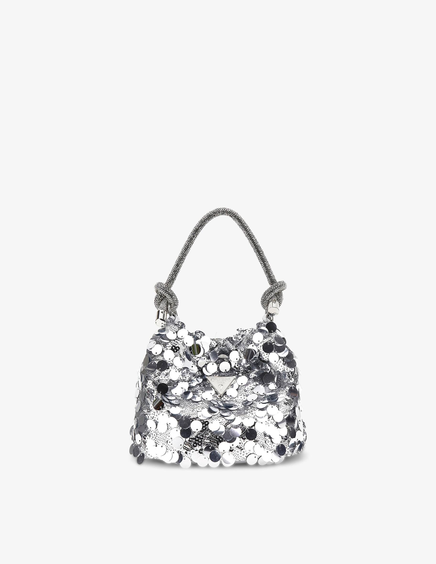 Acquista Guess Borsa paillettes con manico su Rinascente