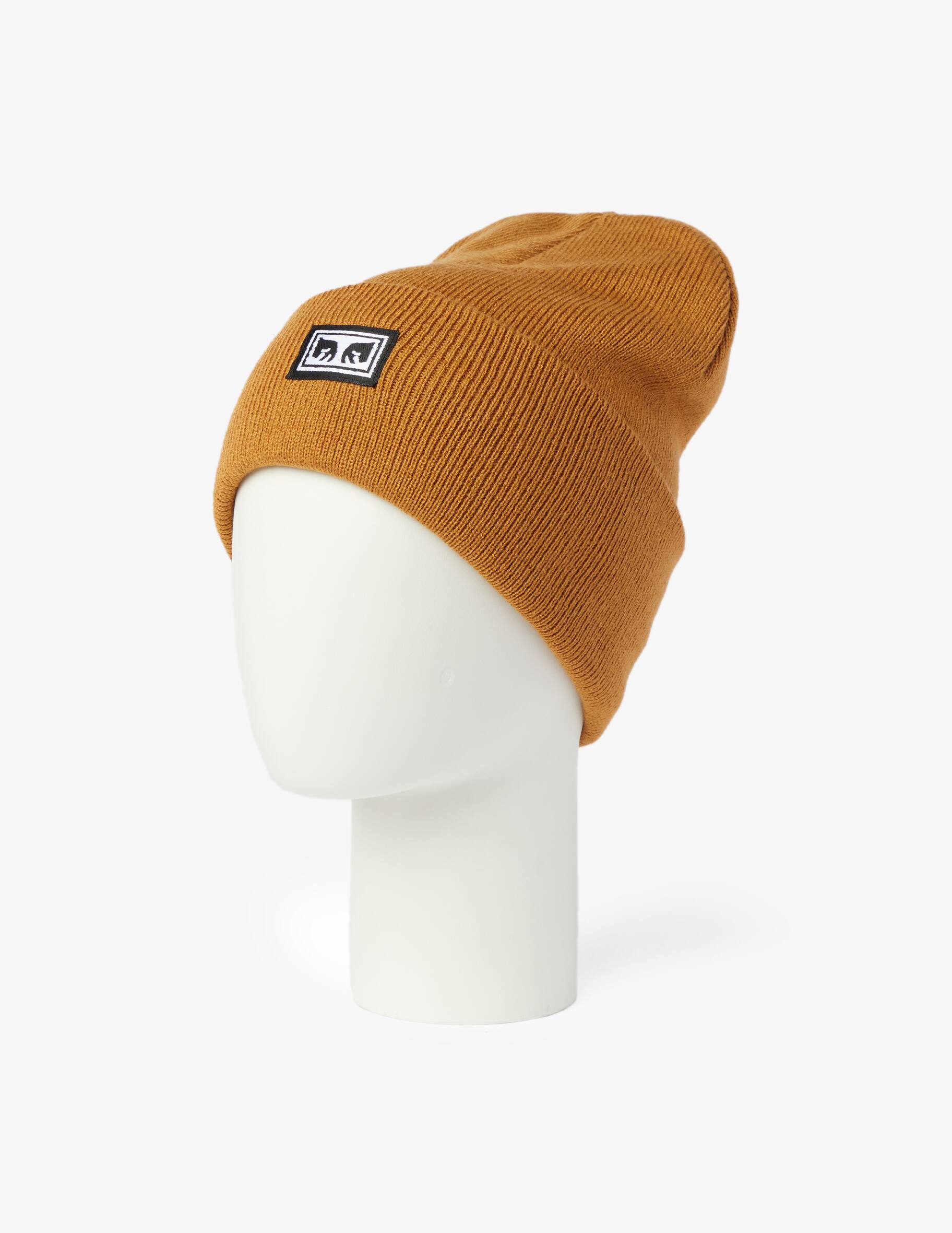 Shop Obey Beanie eyes obey - Brown on Rinascente
