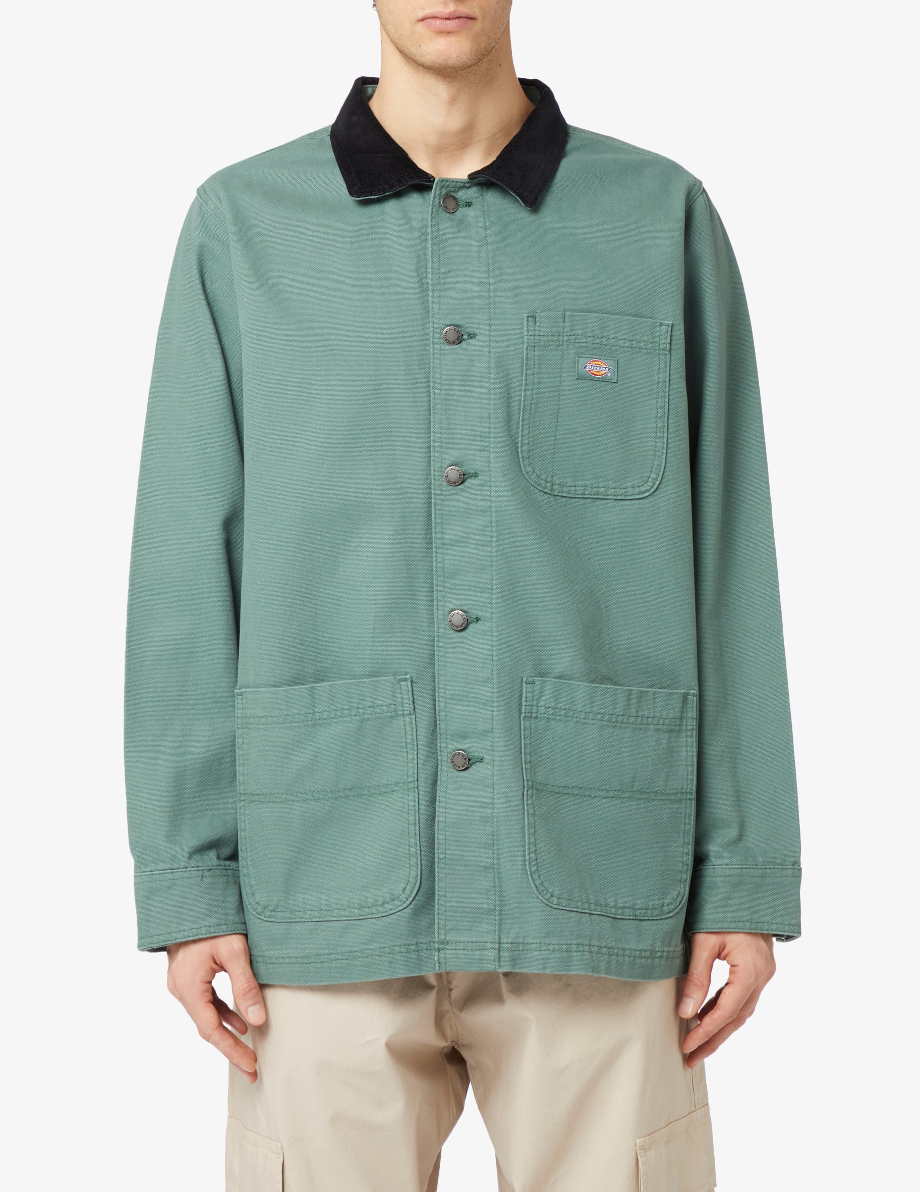 Shop Dickies Duck canvas unlined chore jacket on Rinascente
