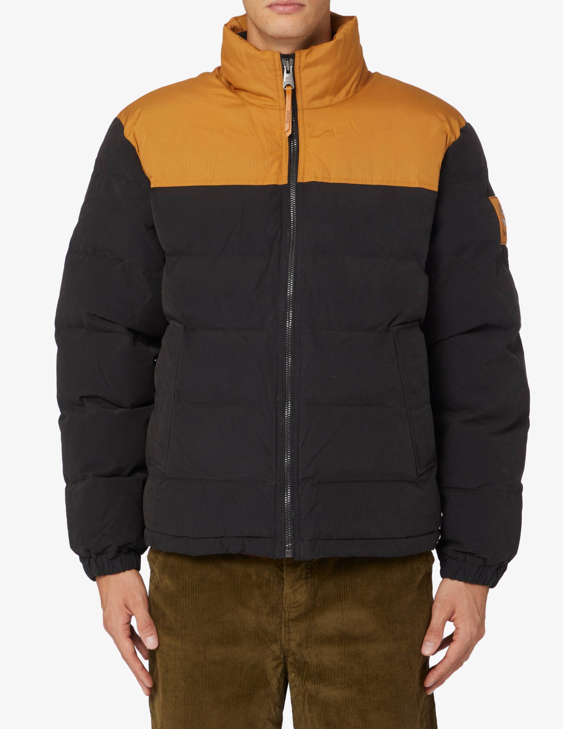 Shop Timberland Cotton puffer jacket on Rinascente