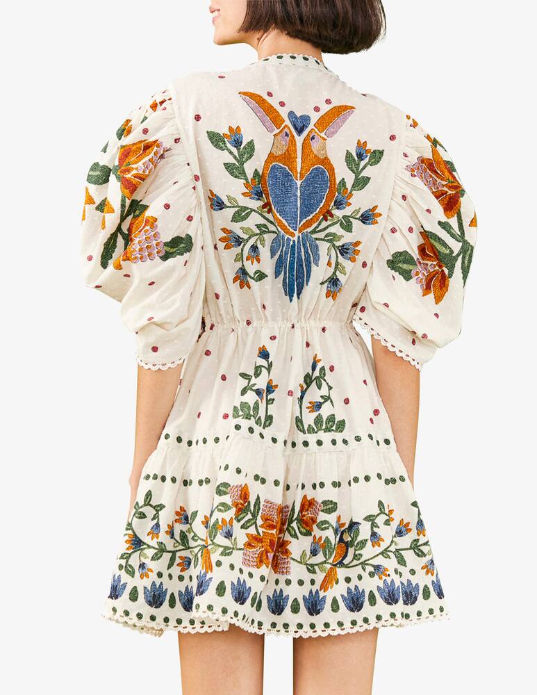 Shop Farm Rio Summer garden mini dress on Rinascente