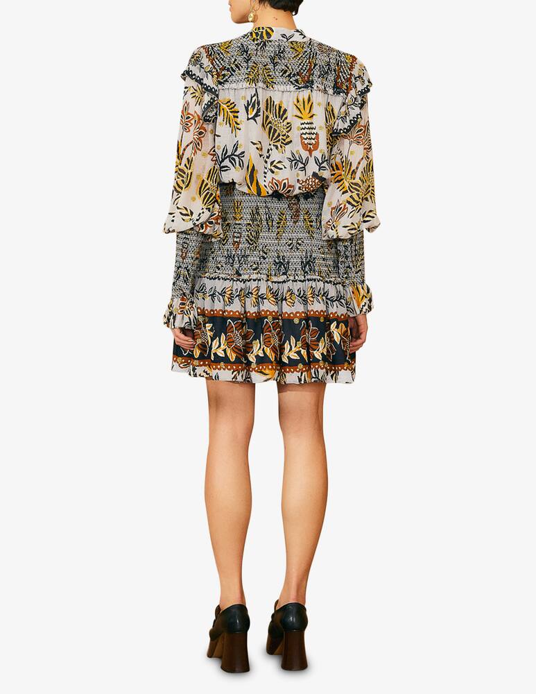 Shop Farm Rio Floral tapestry mini dress on Rinascente