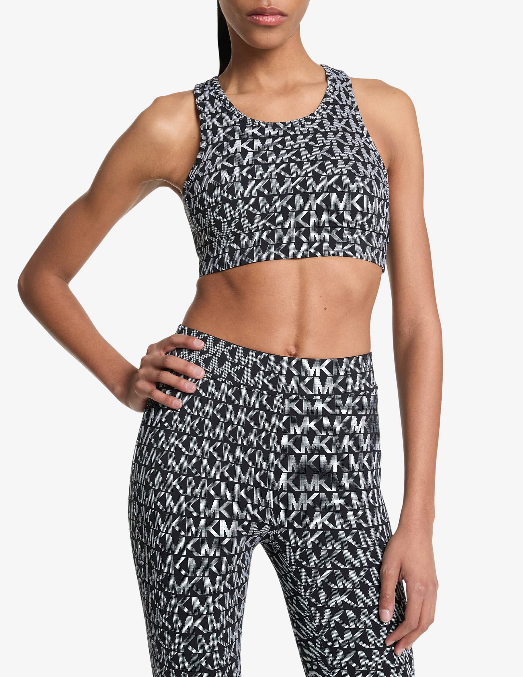 Shop Michael Michael Kors Scoop neck sport bra on Rinascente
