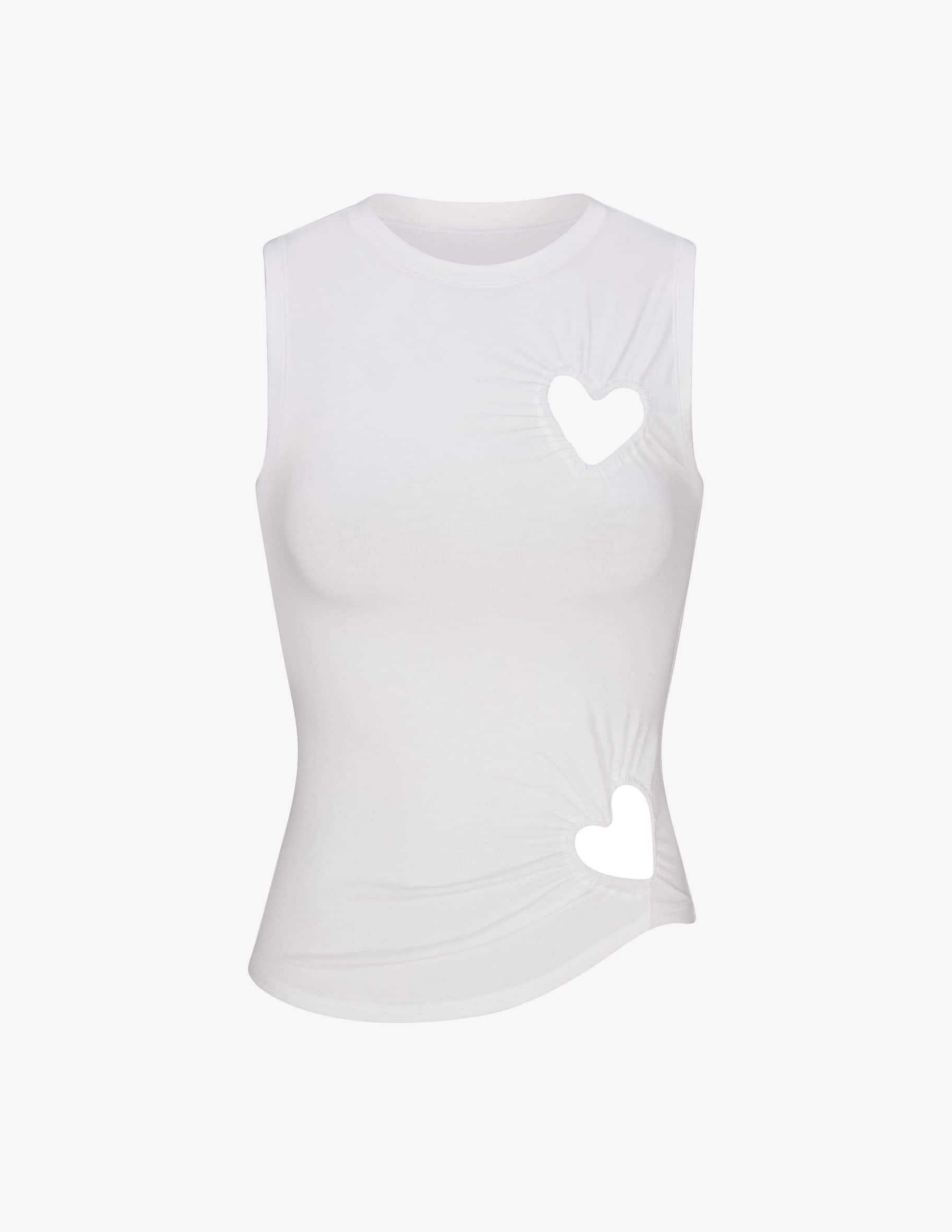 Acquista SKIMS Top con cuori intagliati su Rinascente
