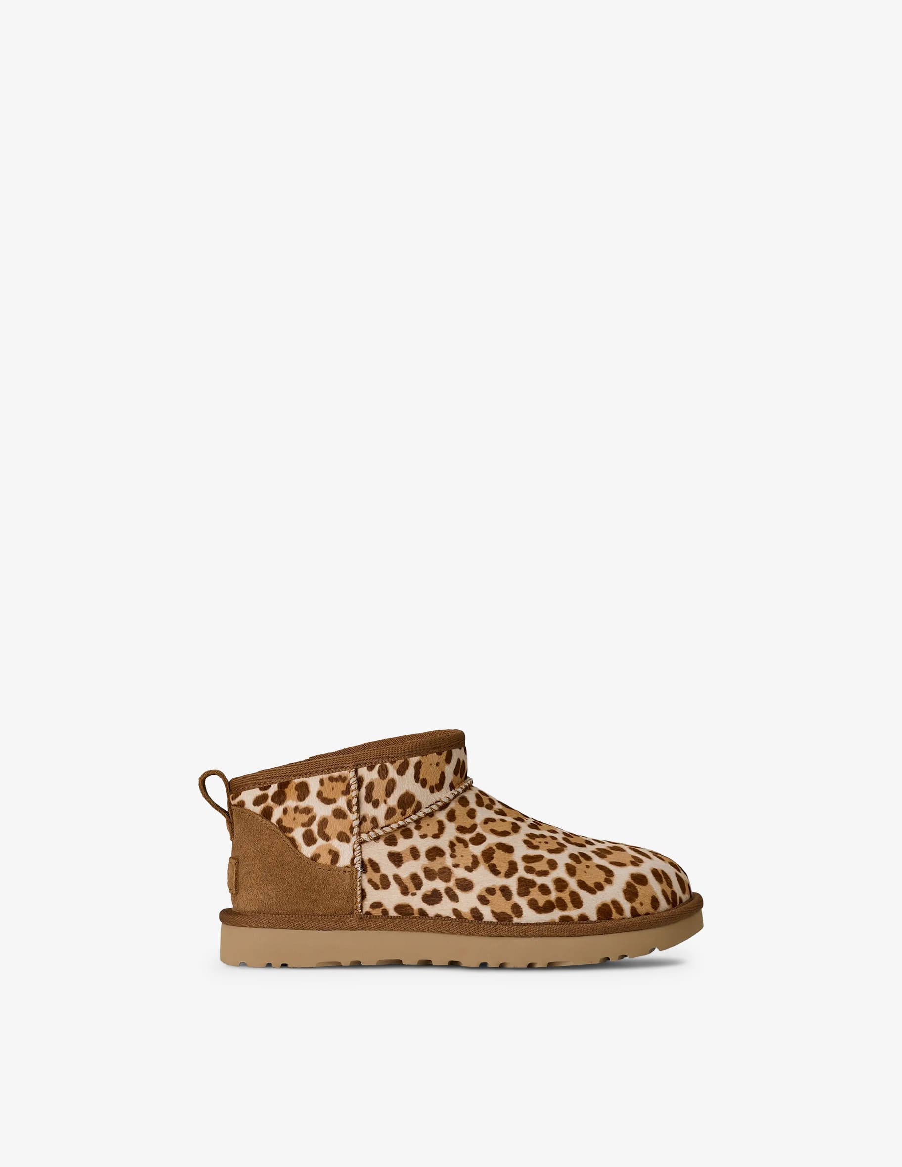 Shop UGG Classic ultra mini animal print boots on Rinascente