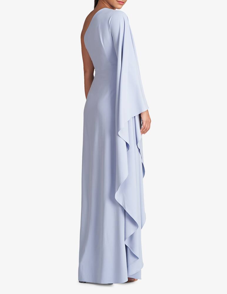 Shop HALSTON Ariella fluid crepe dress on Rinascente