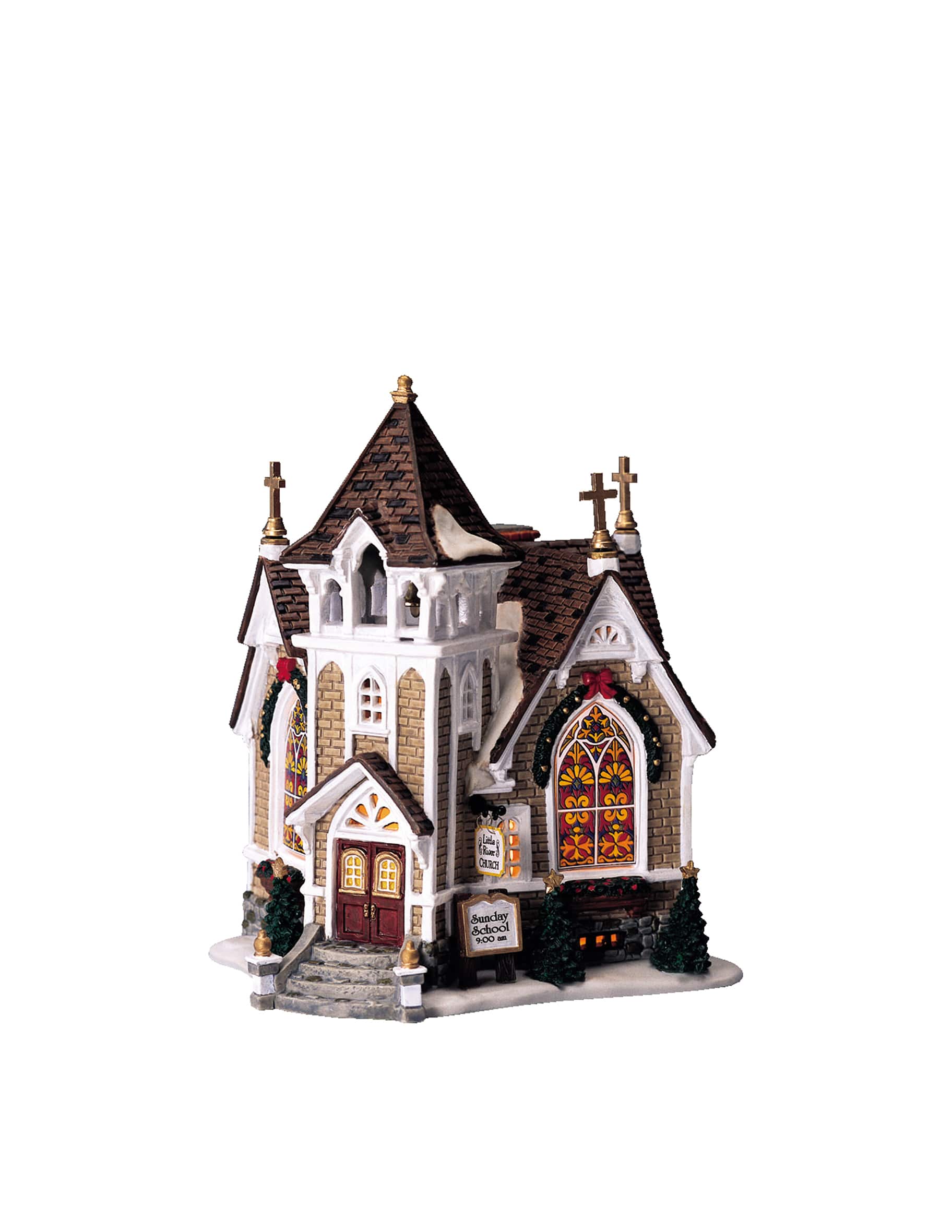 Acquista Lemax Little River Church Led villaggio con luce su Rinascente