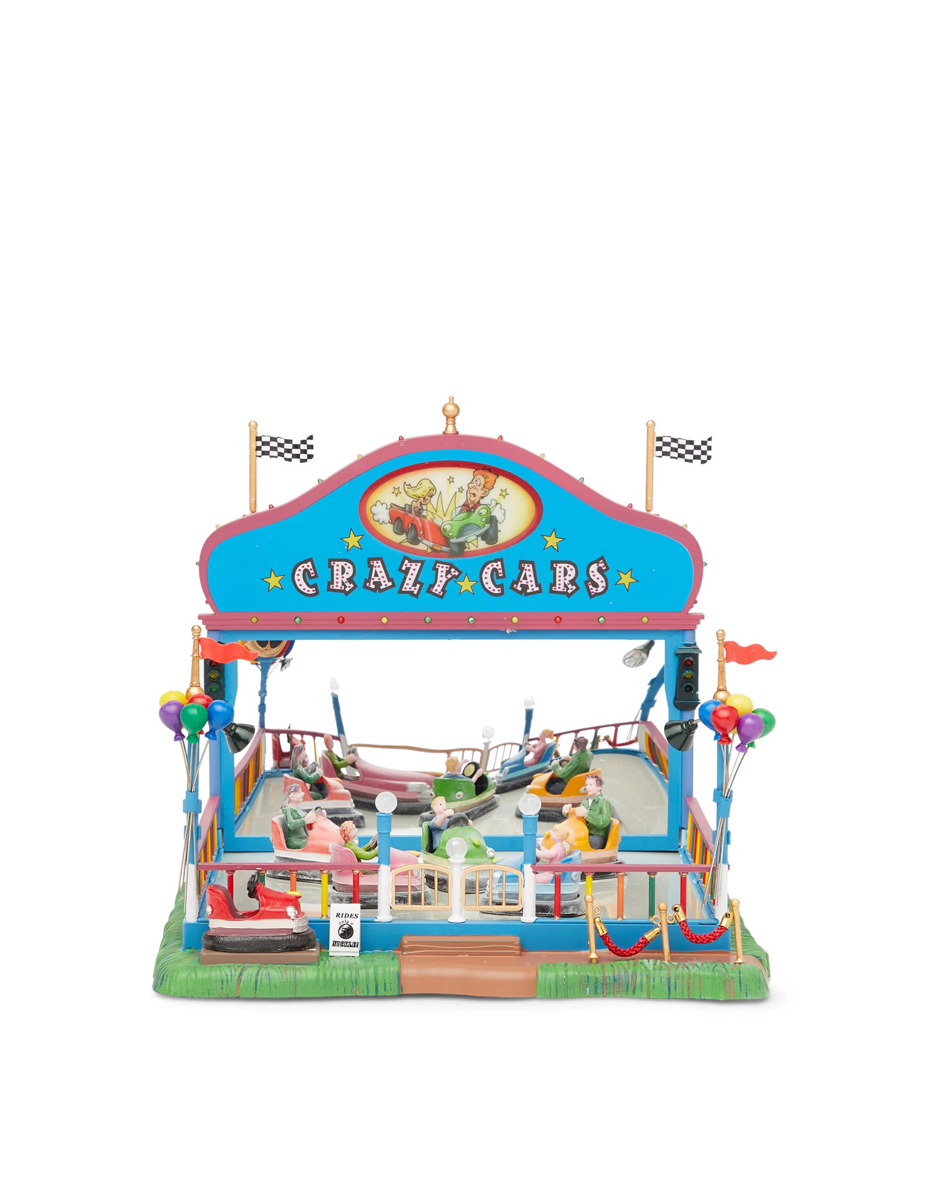 Acquista Lemax Crazy Cars Adaptor Ver.2 villaggio con musica su Rinascente