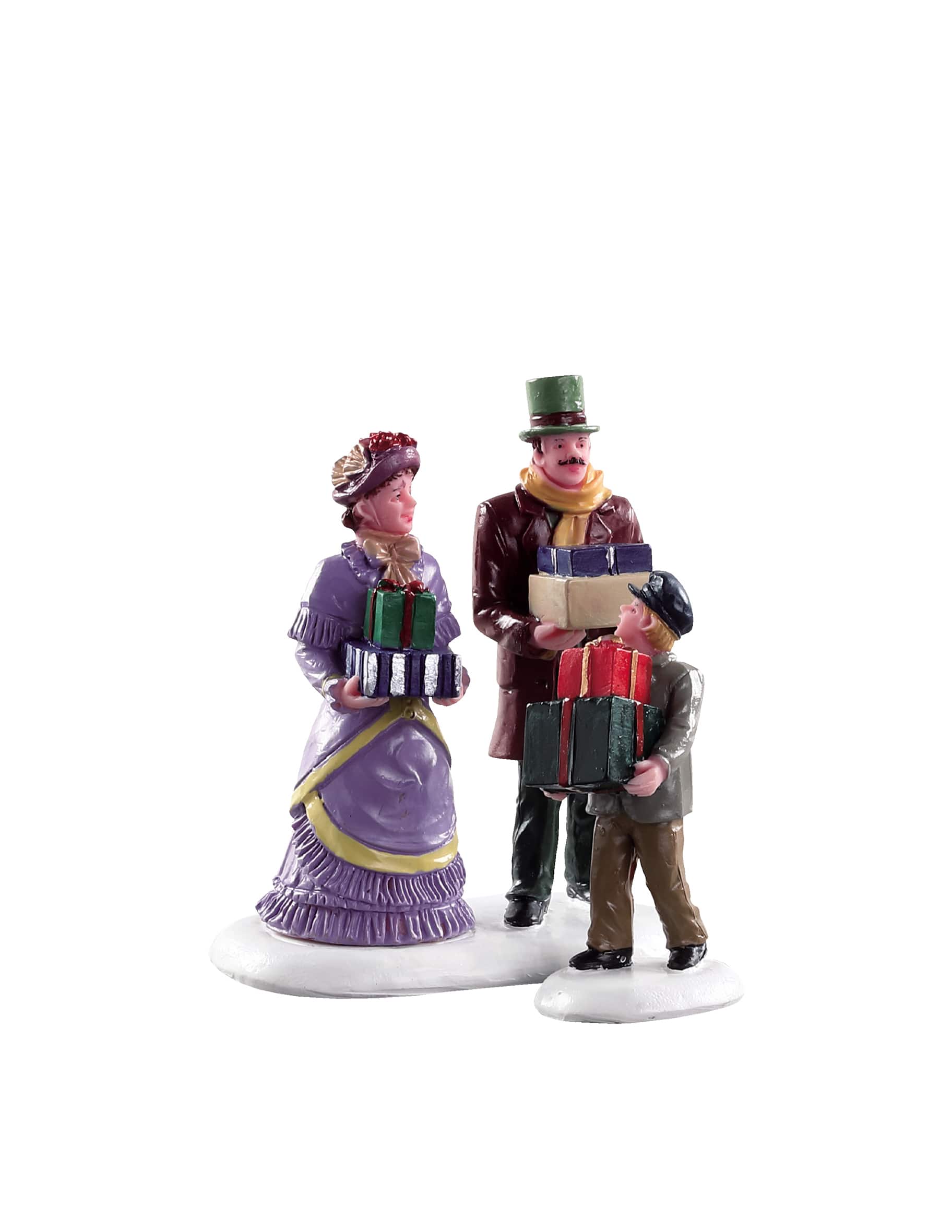 Shop Lemax Walking Family Set Of 2 Figurines on Rinascente