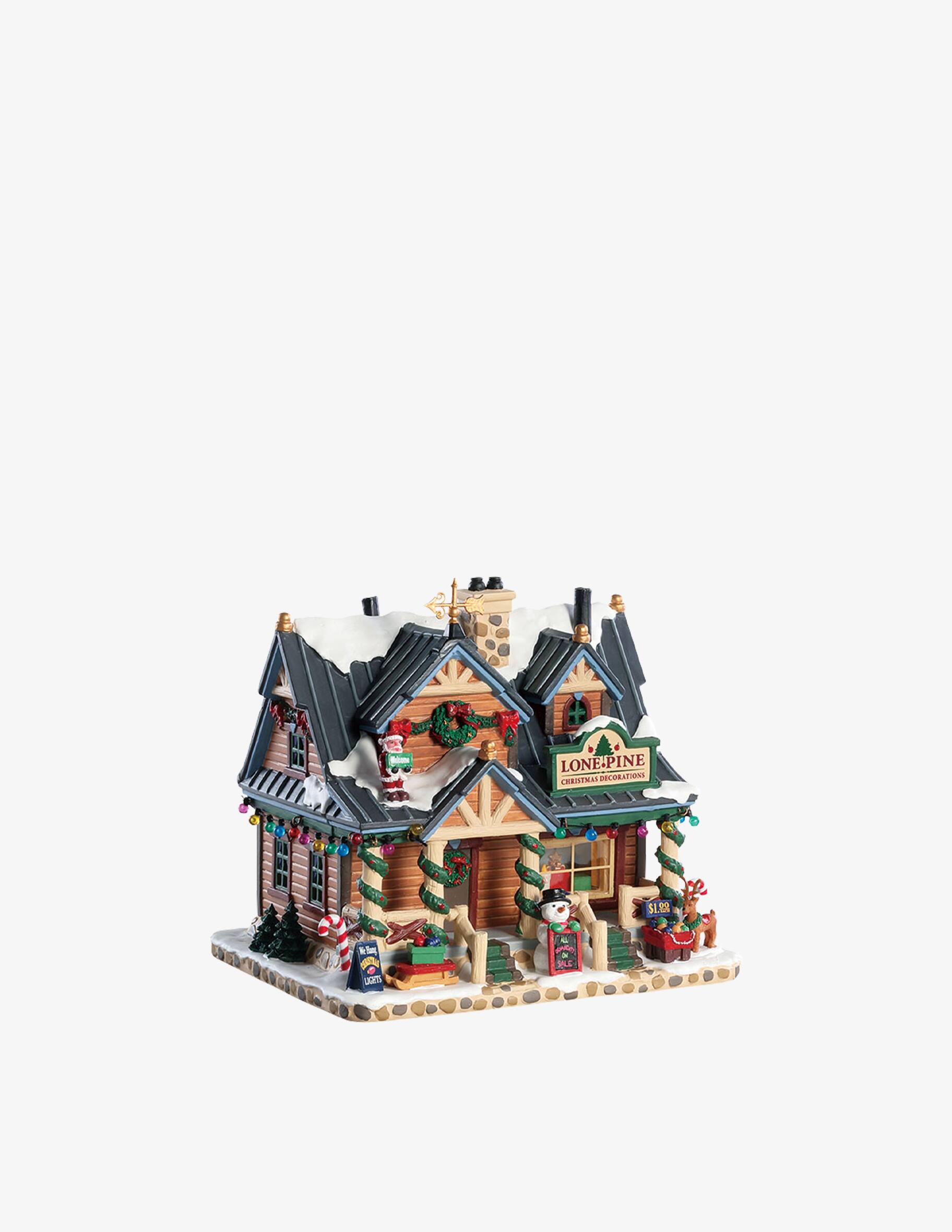 Shop Lemax Lone Pine Christmas Decorations Vail Village - Multicolor on ...