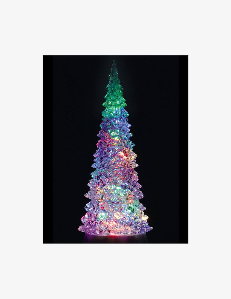 Shop Lemax Crystal Lighted Tree Changeable E Color Transformat General ...