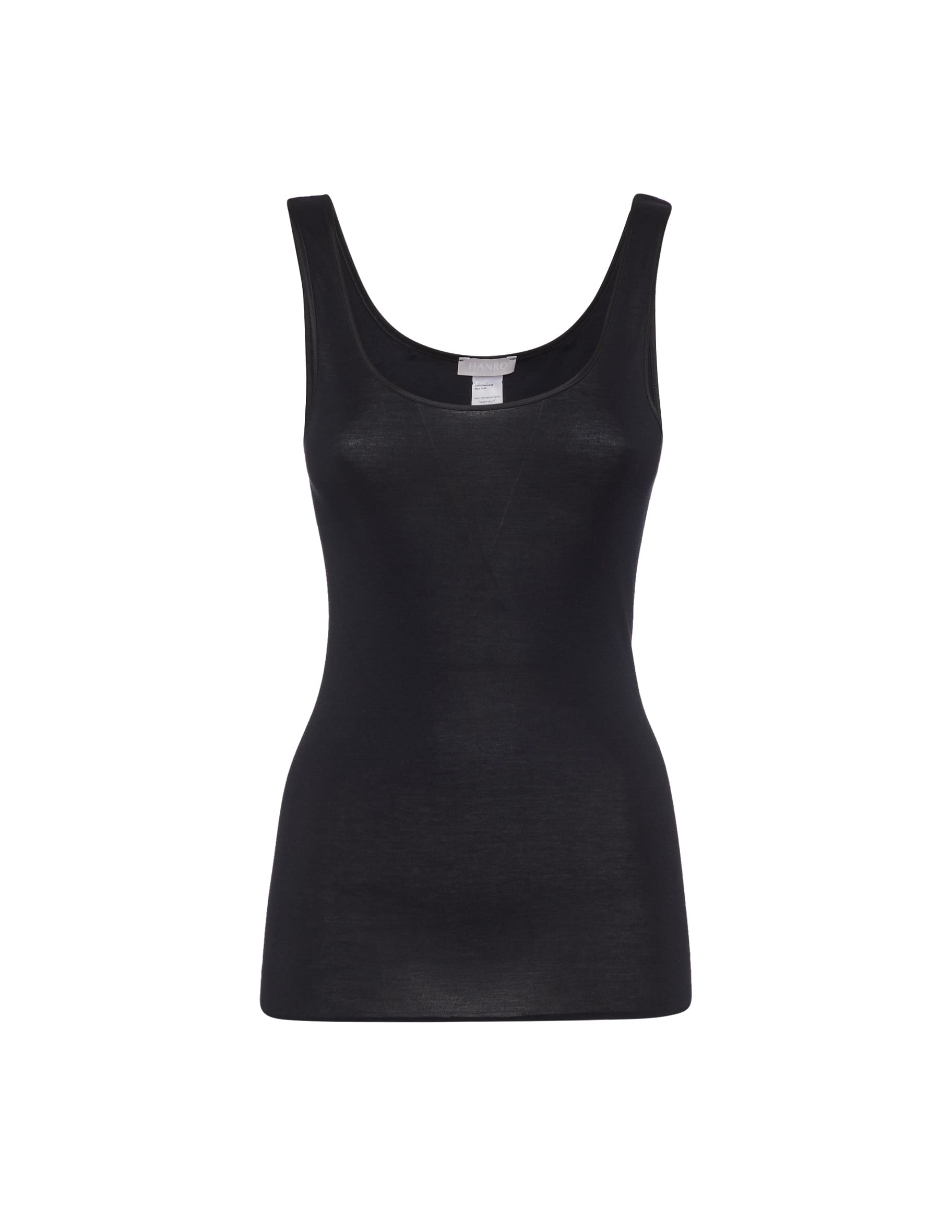 Shop Hanro Cotton seamless tank top on Rinascente