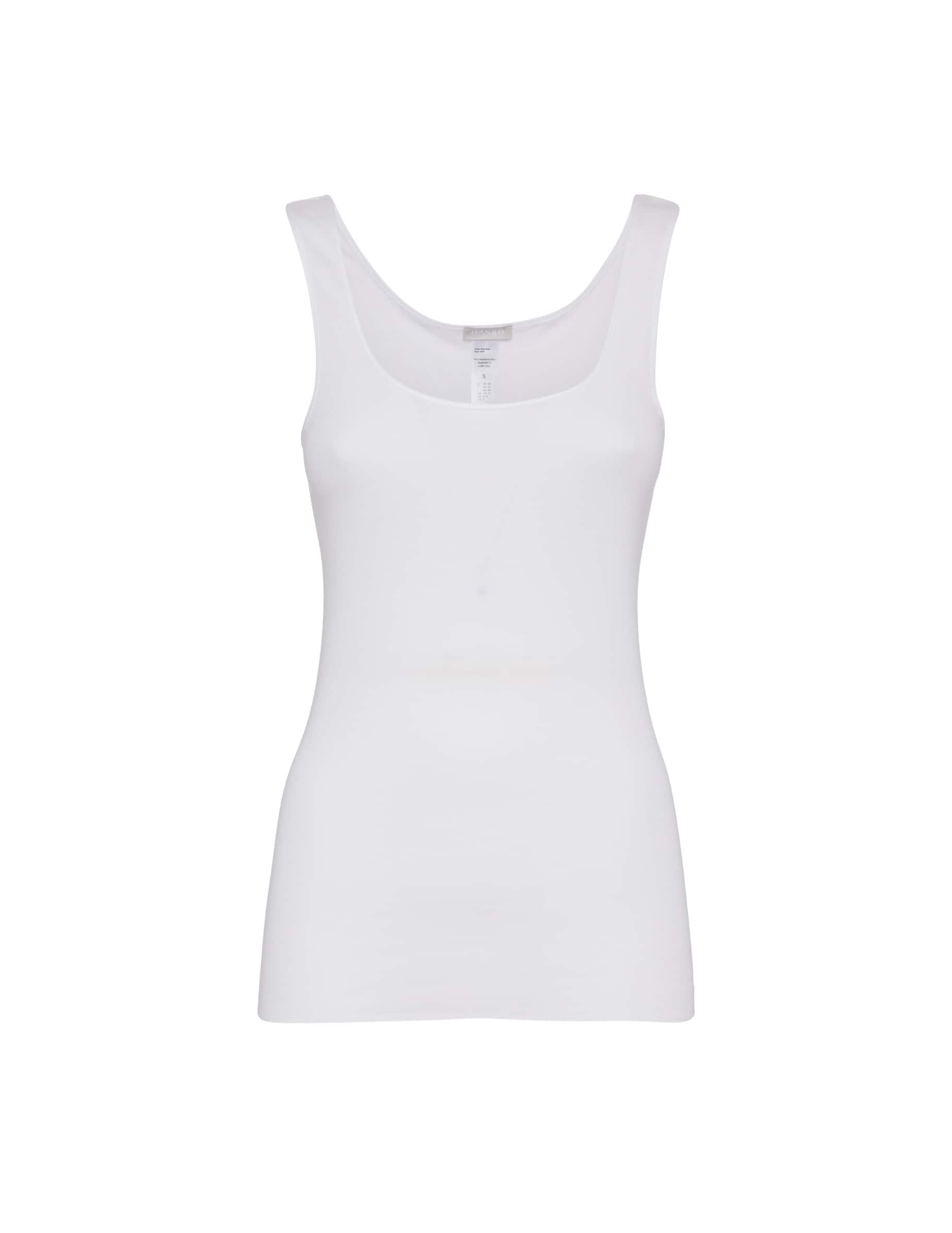 Shop Hanro Cotton seamless tank top on Rinascente