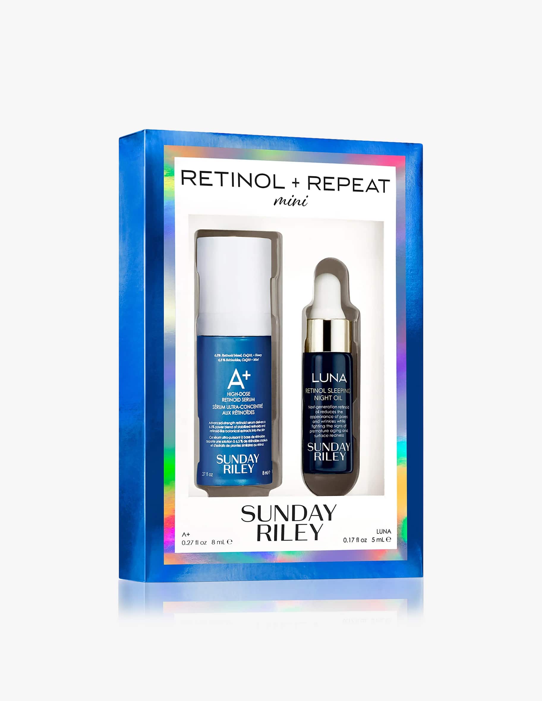 Shop Sunday Riley Mini Retinol & Repeat Travel Kit on Rinascente