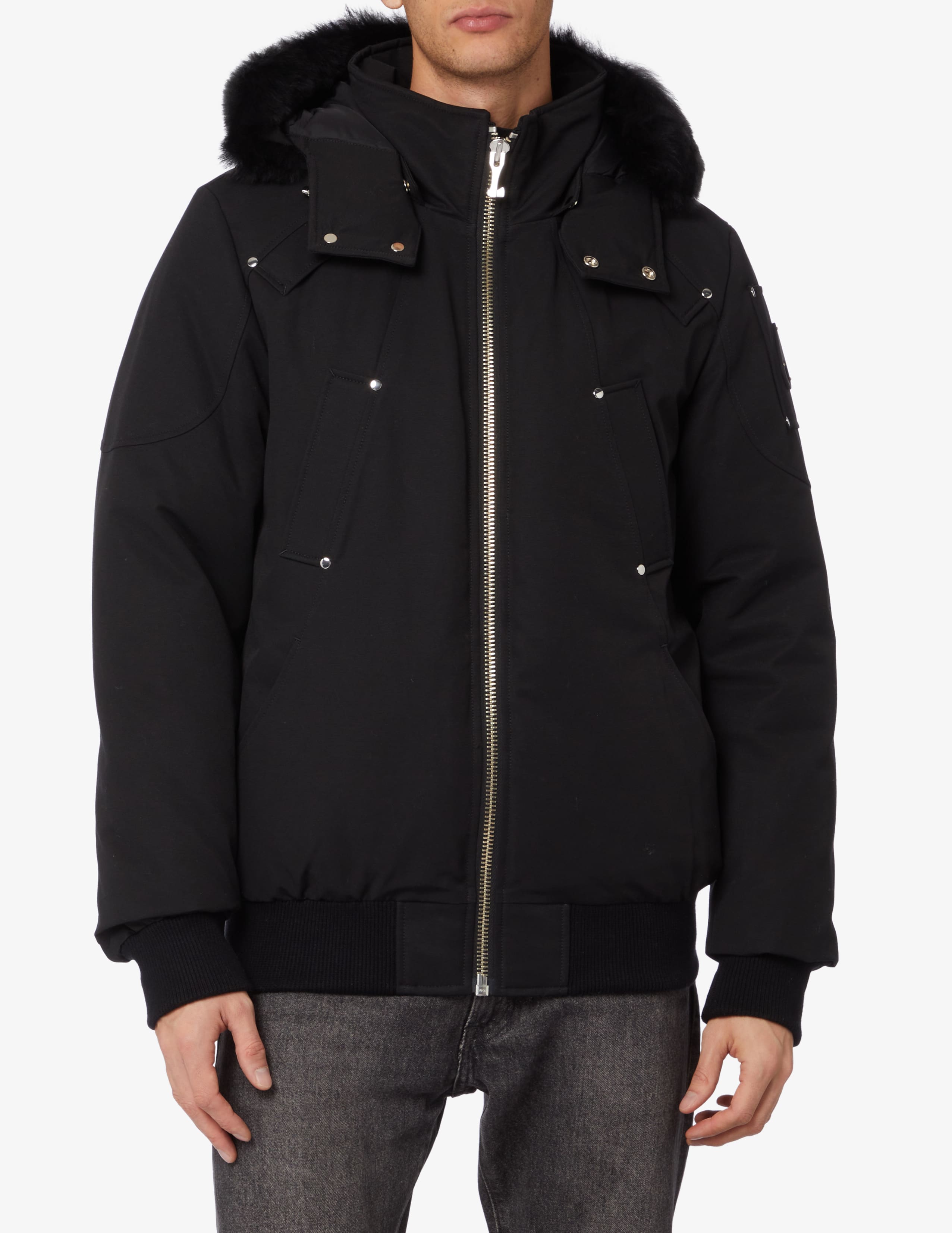 Shop Moose Knuckles Original ballistic neoshear bomber jacket on Rinascente