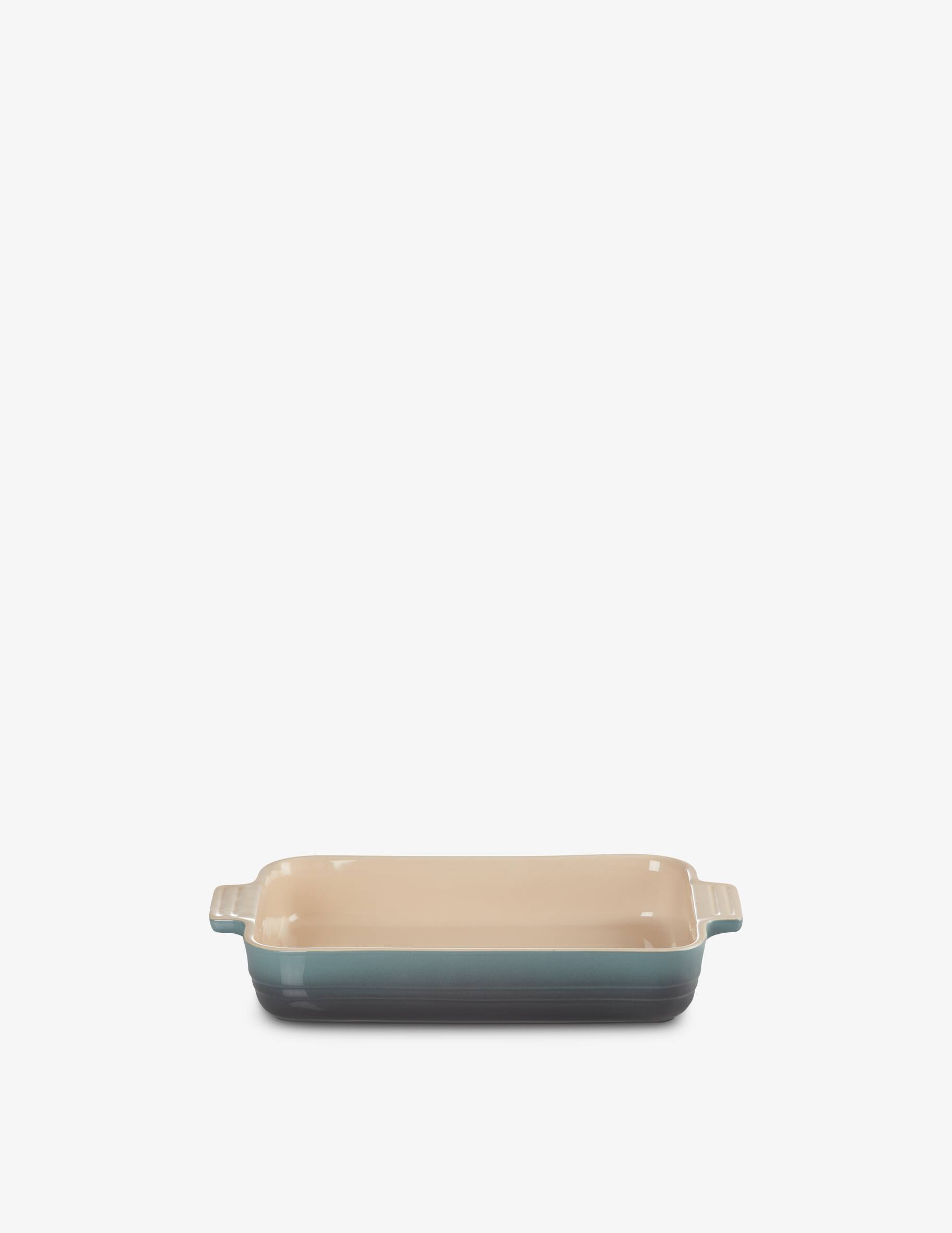 Shop Le Creuset Rectangular Classic Baking Dish 26cm Ocean on Rinascente