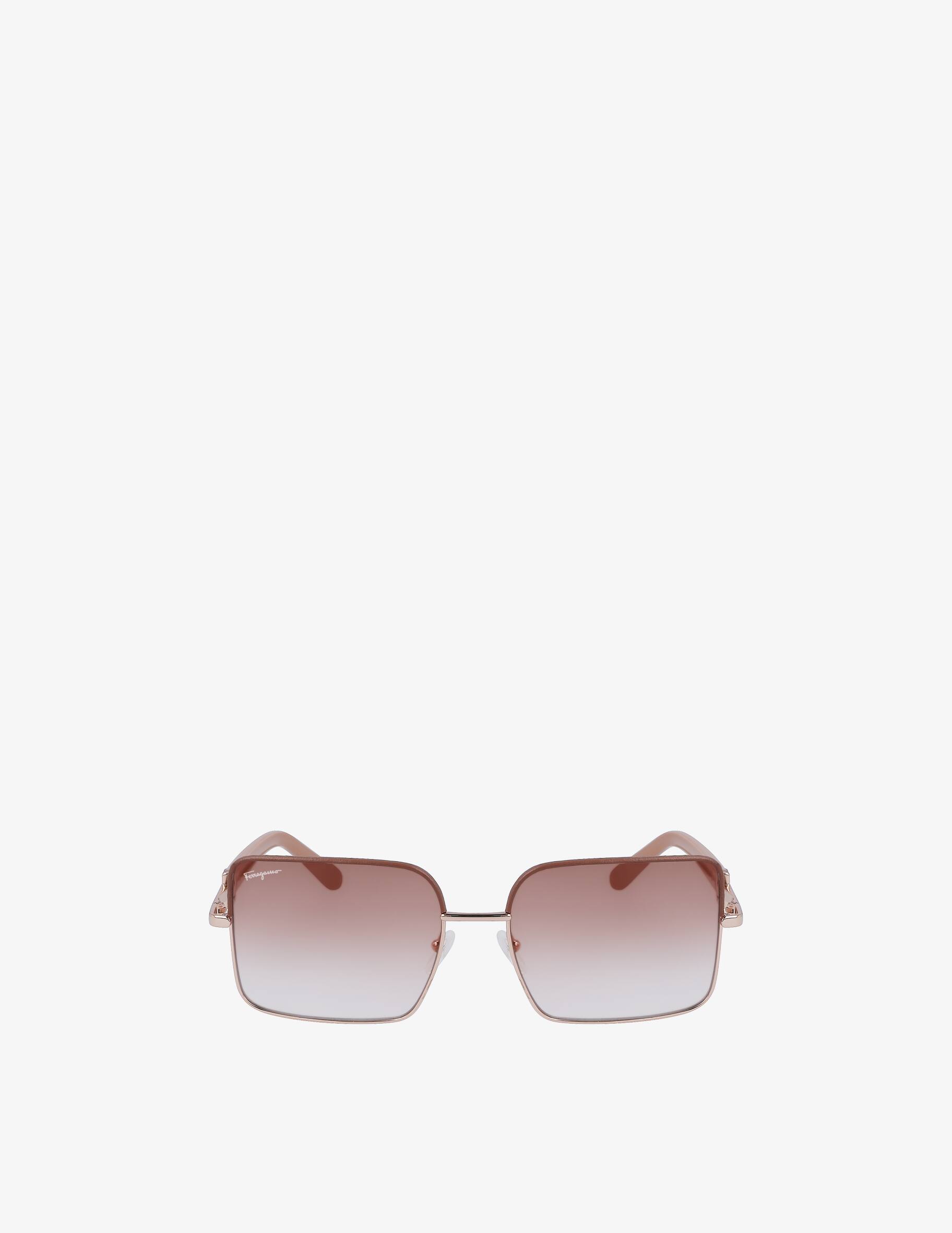 Shop Ferragamo SF302SL squared sunglasses on Rinascente