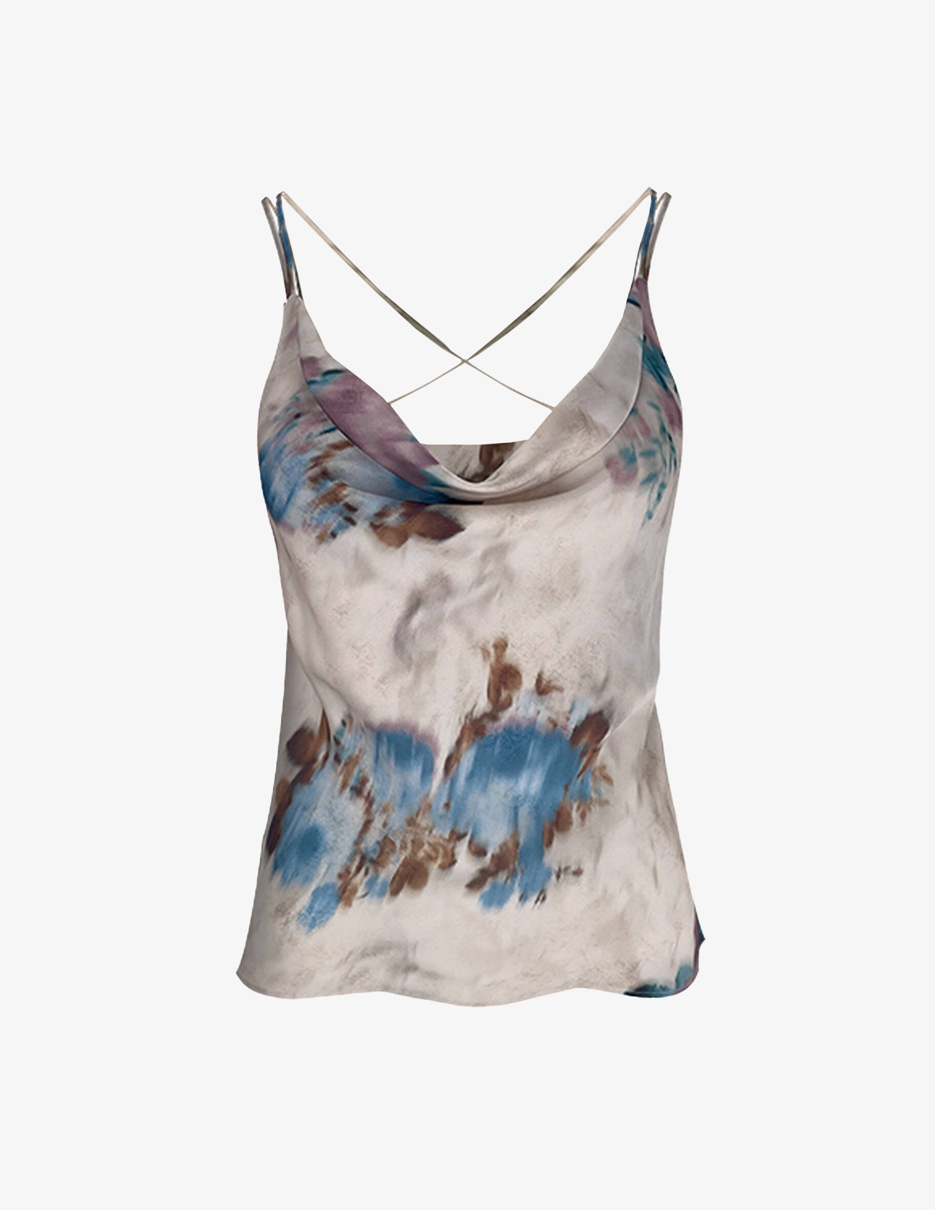 Shop Sandro Ferrone Retro crossover tank top on Rinascente