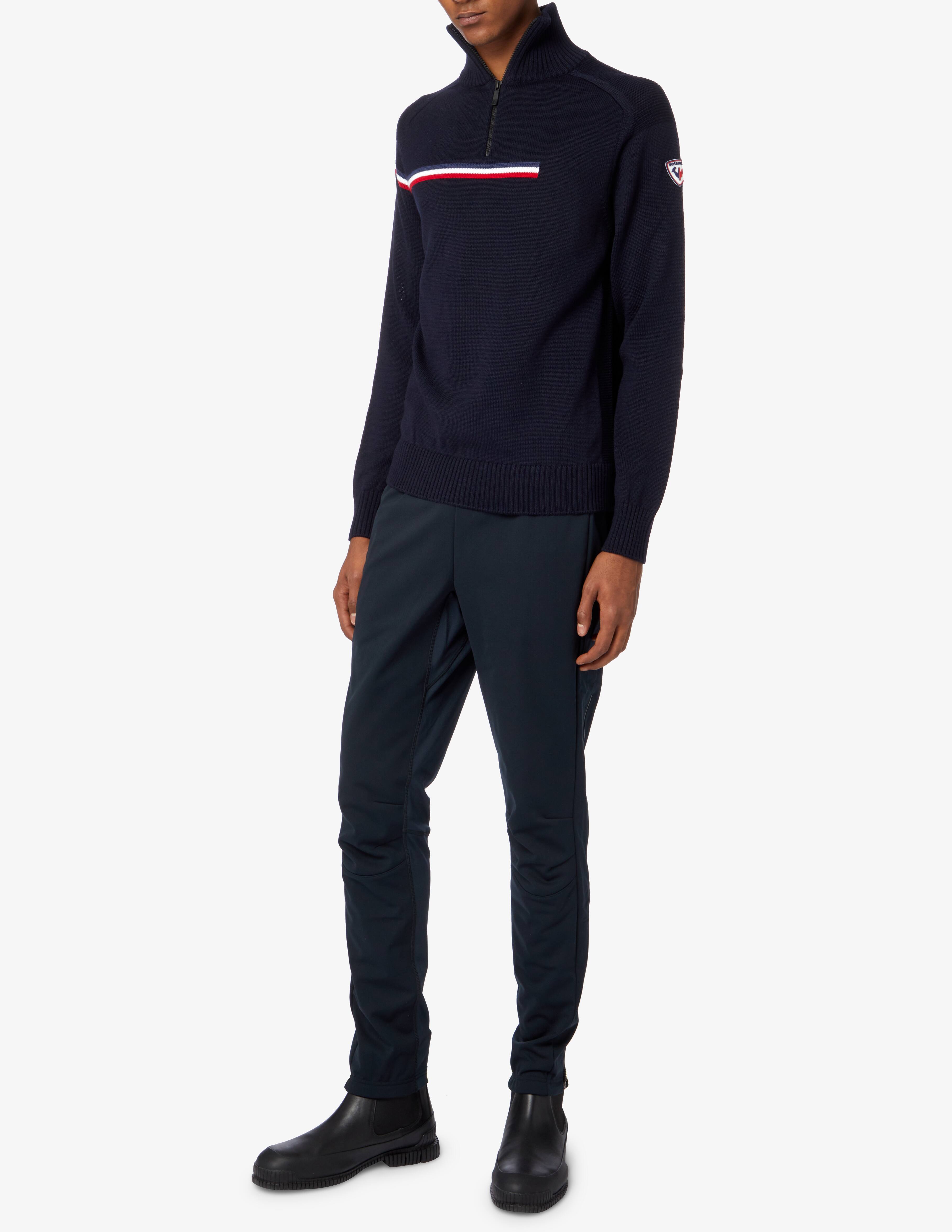 Shop Rossignol Softshell pant - Black on Rinascente