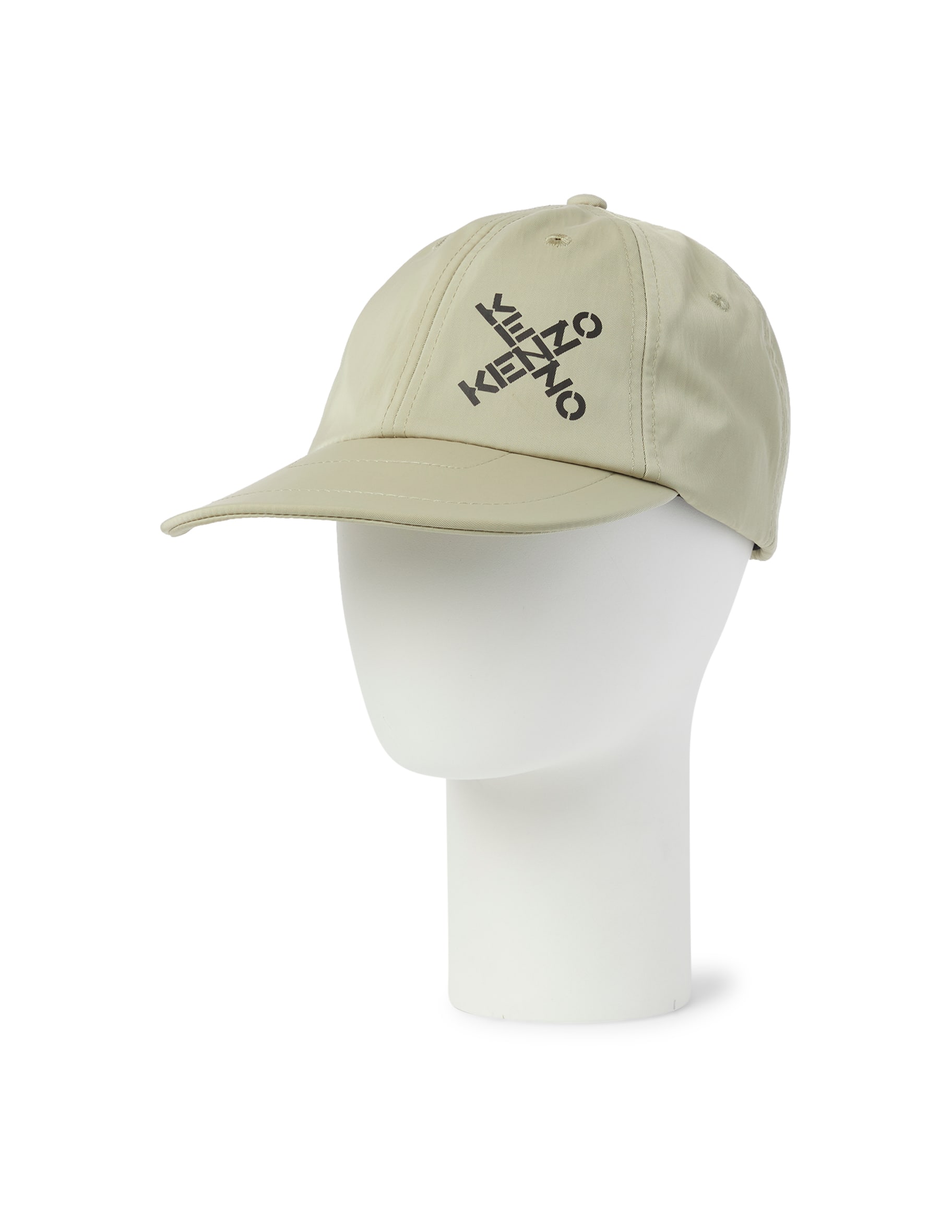 Shop Kenzo Baseball cap logo sport - green on Rinascente