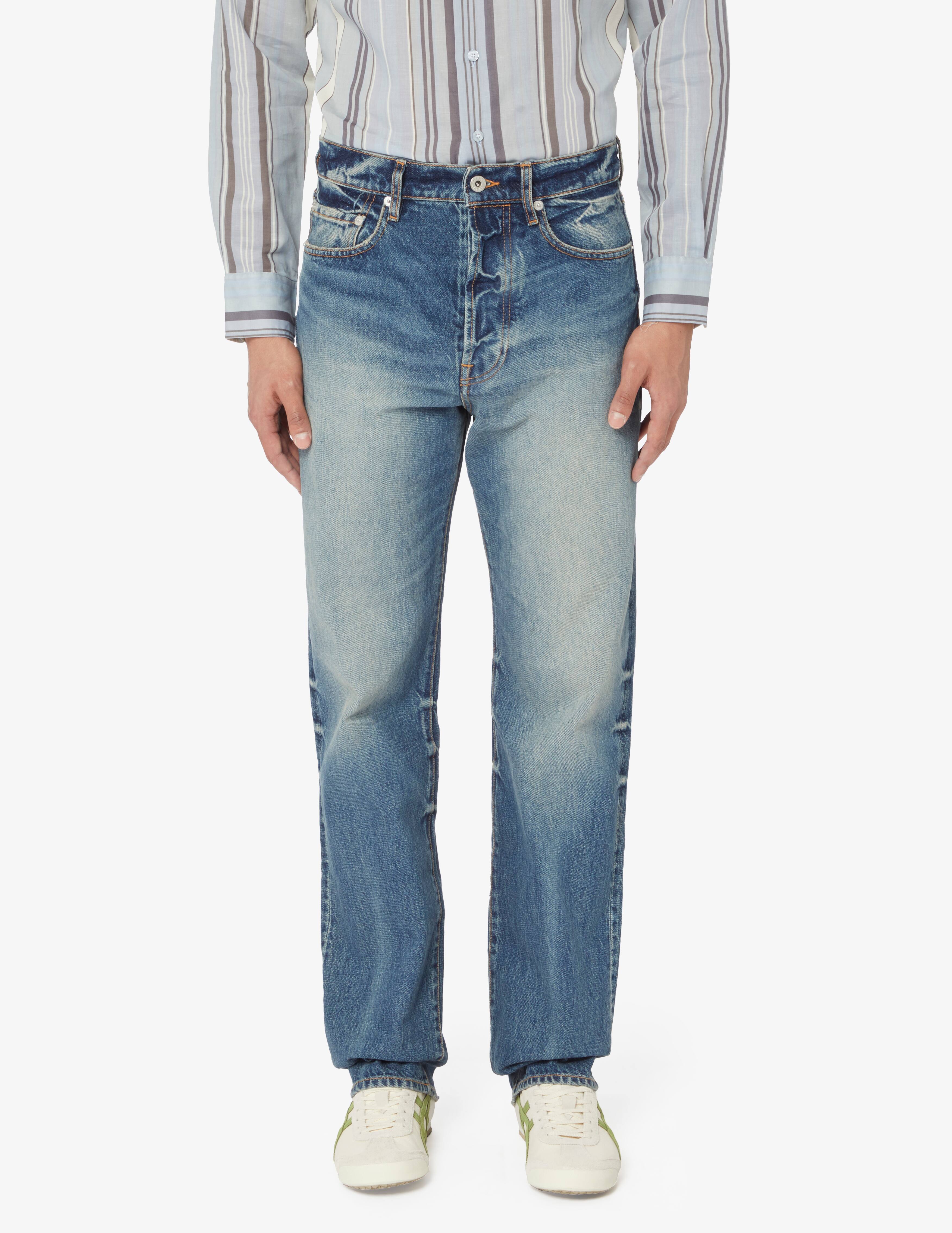 Shop Kenzo Straight leg denim on Rinascente