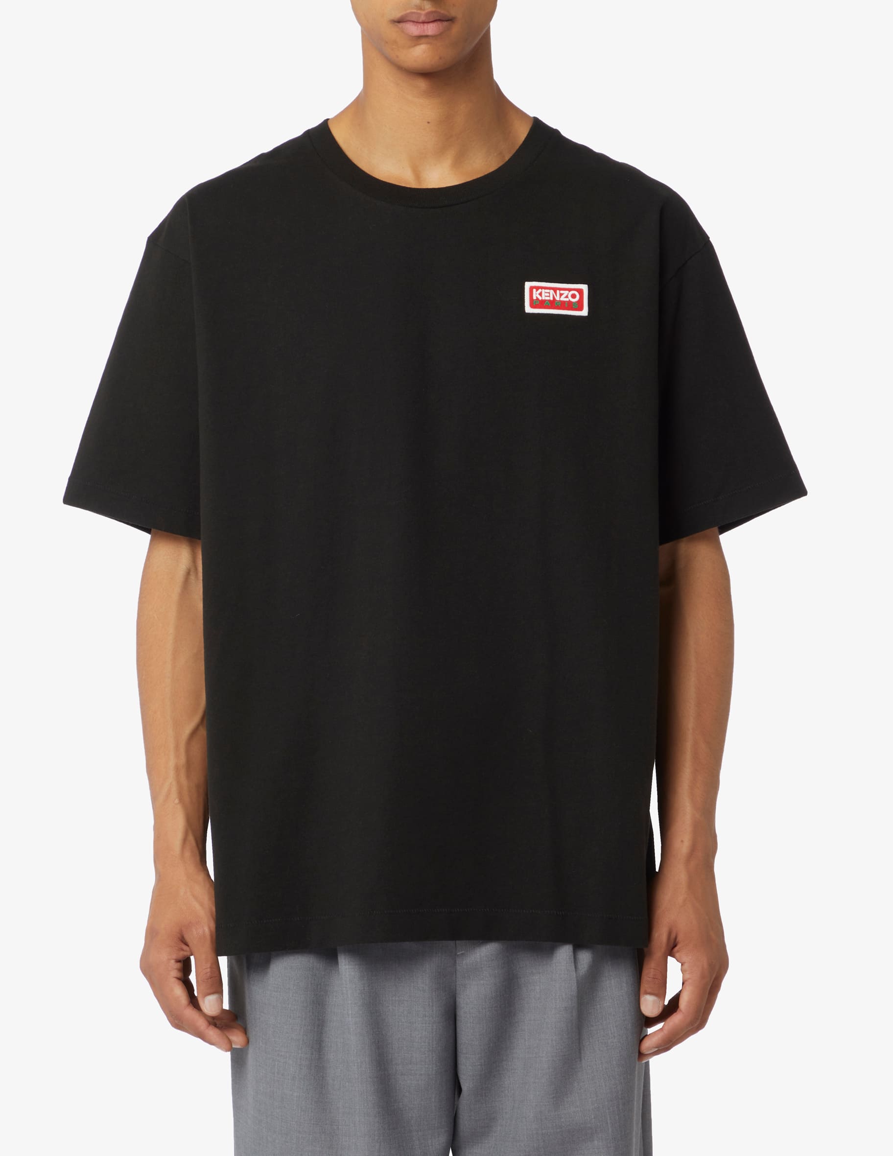 Shop Kenzo Logo kenzo paris tag t-shirt on Rinascente