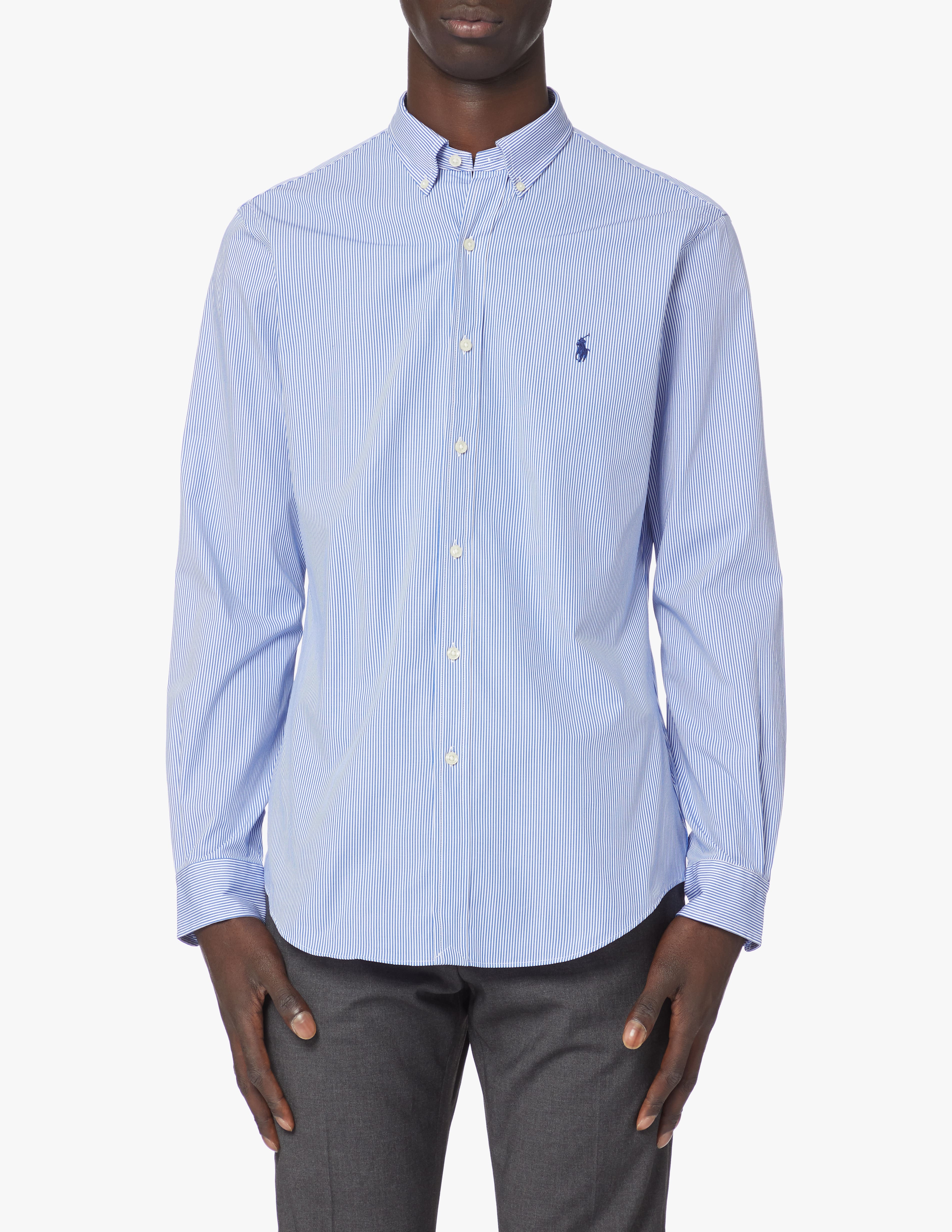 Acquista Polo Ralph Lauren Camicia in popeline stretch custom fit su ...
