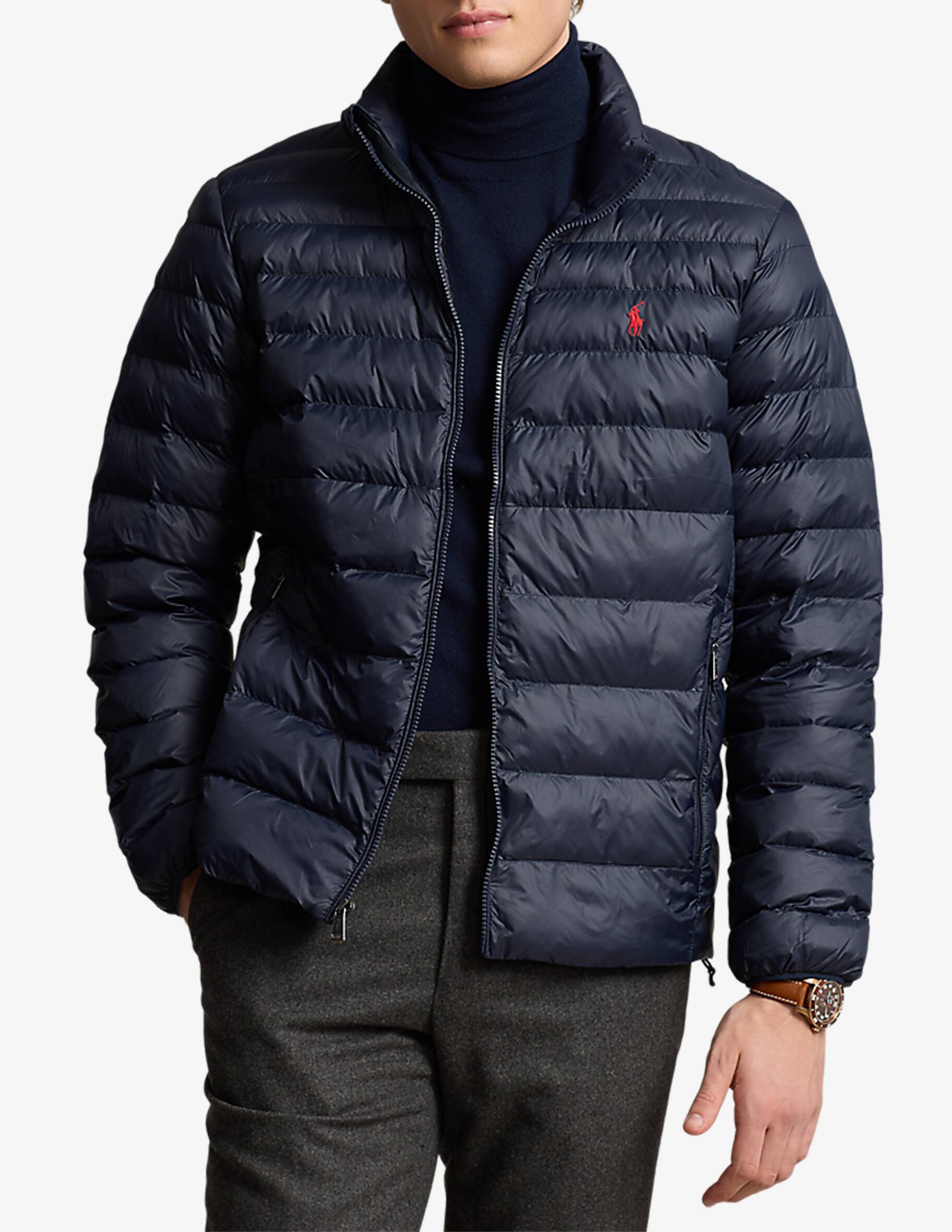 Shop Polo Ralph Lauren 100g terra jacket on Rinascente