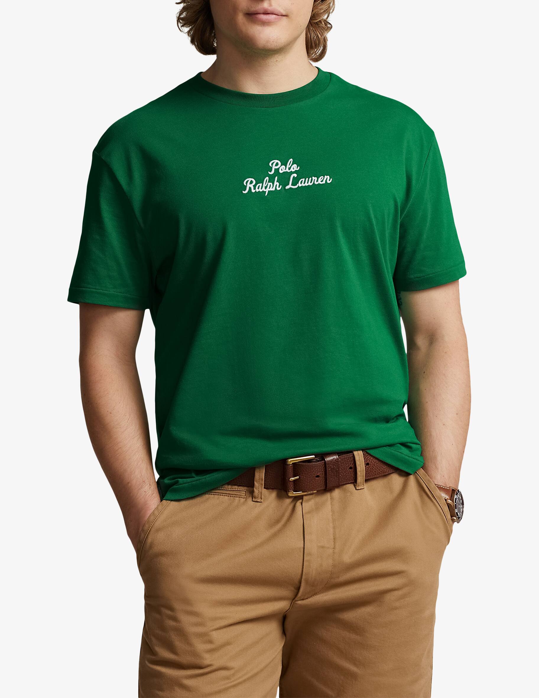 Shop Polo Ralph Lauren Logo lettering t-shirt on Rinascente