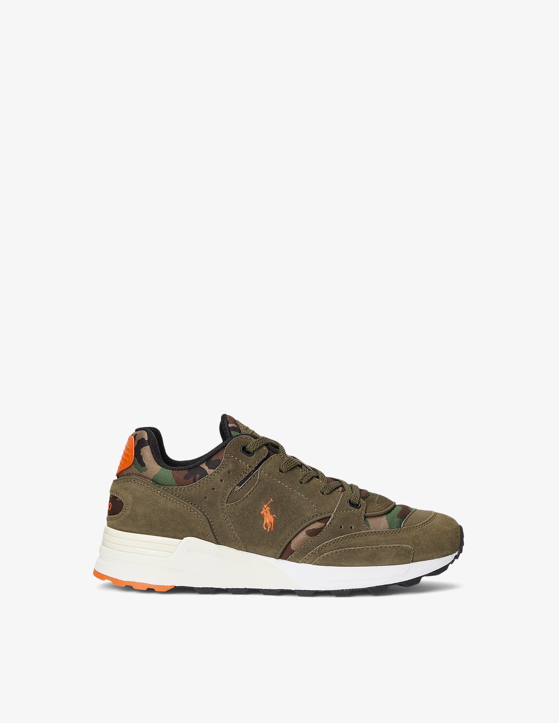 Acquista Polo Ralph Lauren Sneakers trackster 200 - Oliva su Rinascente