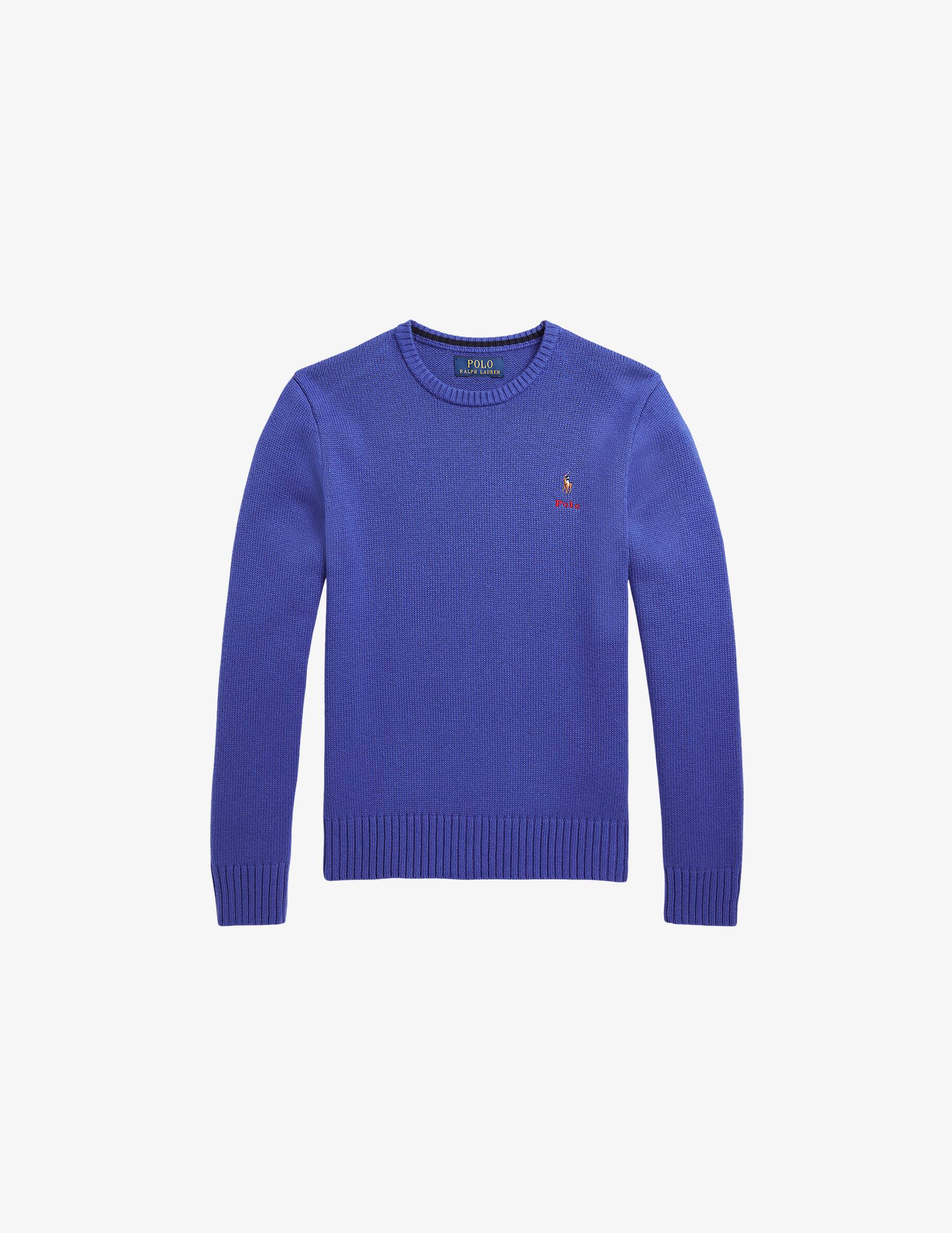 Acquista Polo Ralph Lauren Maglione in misto cotone e cashmere - Blu su ... Acquista Polo Ralph Lauren Maglione in misto cotone e cashmere - Blu su ...