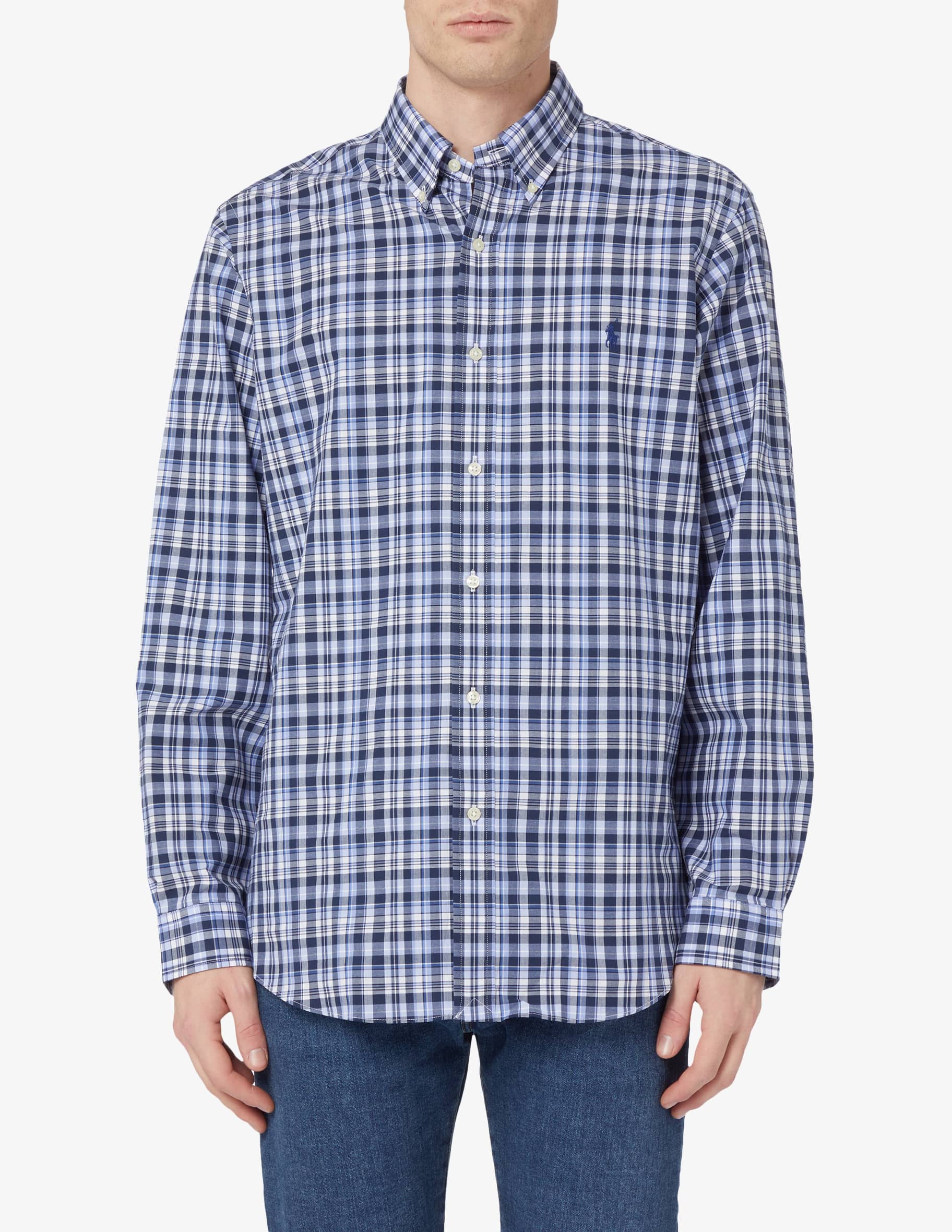 Shop Polo Ralph Lauren Multi color check shirt on Rinascente