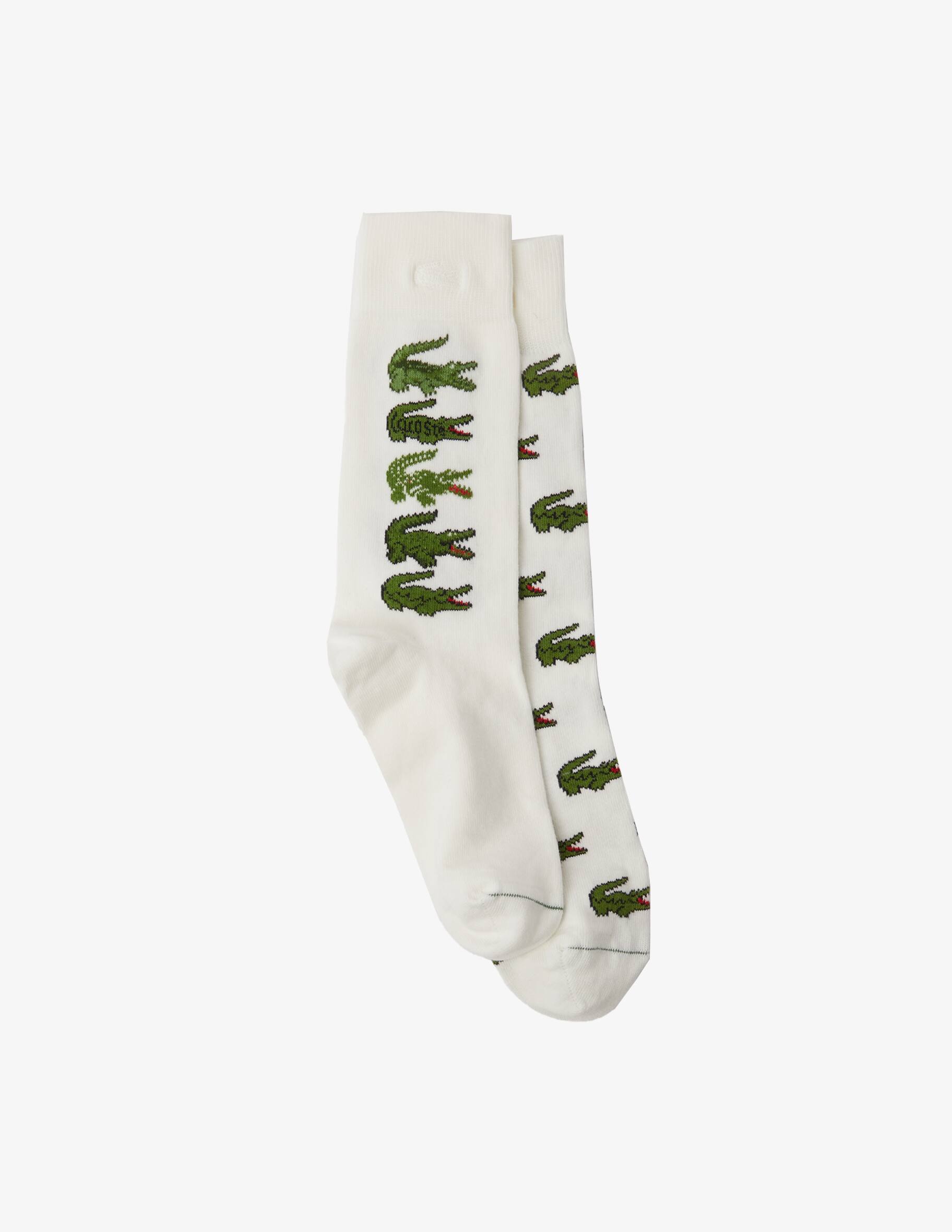 Shop Lacoste Cocco timeline bipack socks on Rinascente