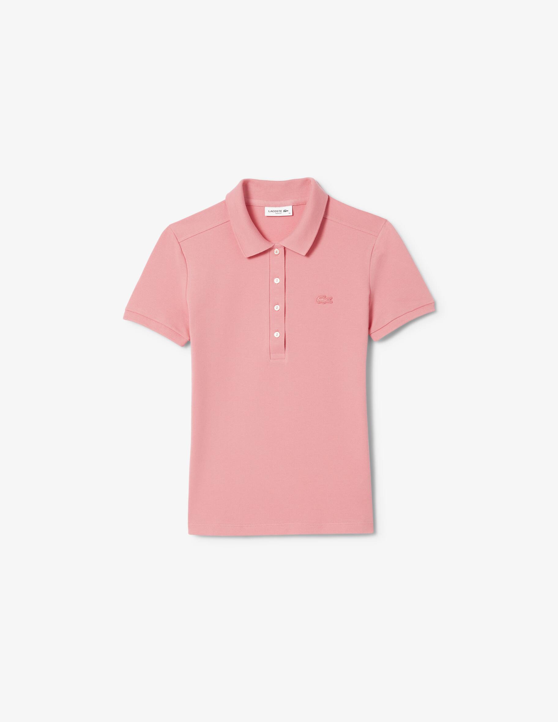 Shop Lacoste Short sleeve polo shirt with 4 buttons on Rinascente