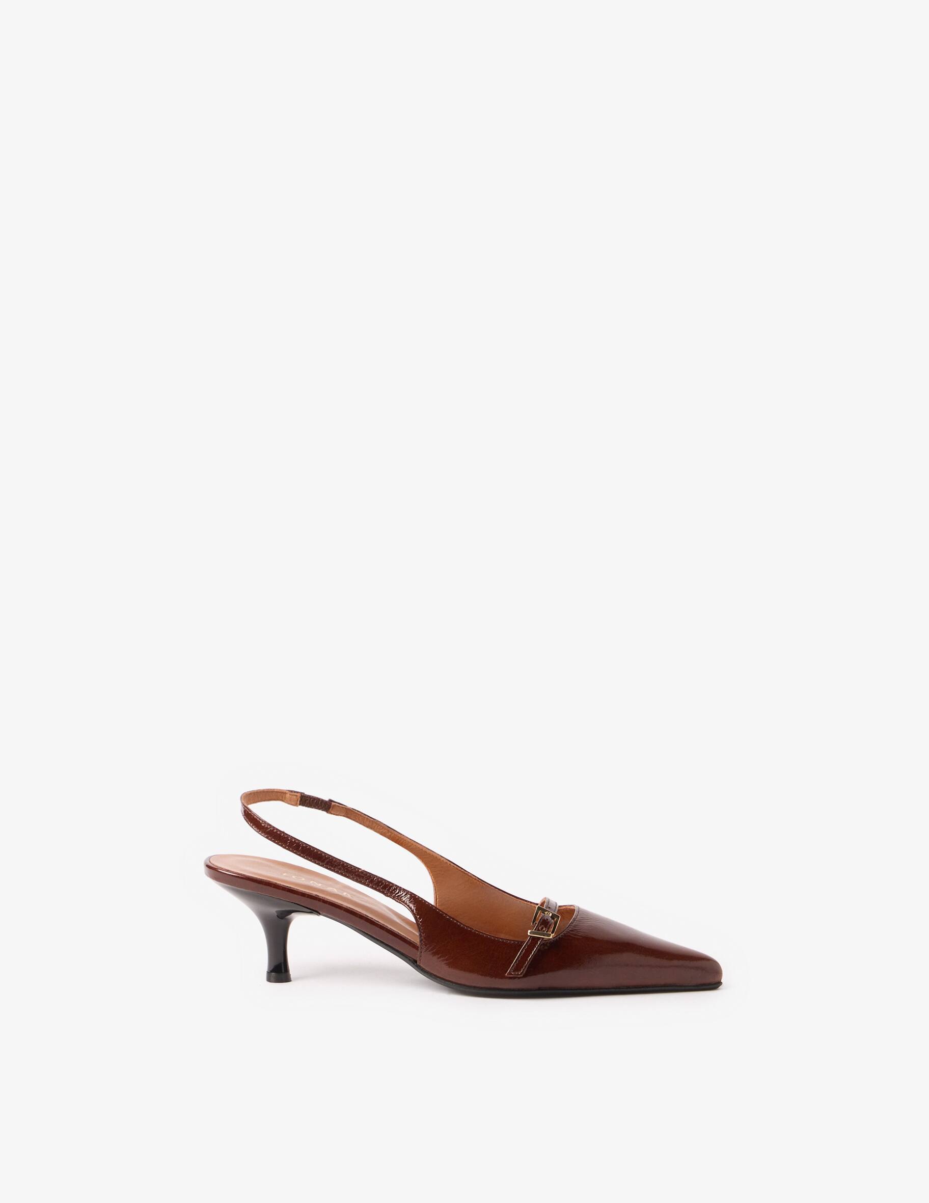 Shop Jonak Damoiselle leather slingback on Rinascente