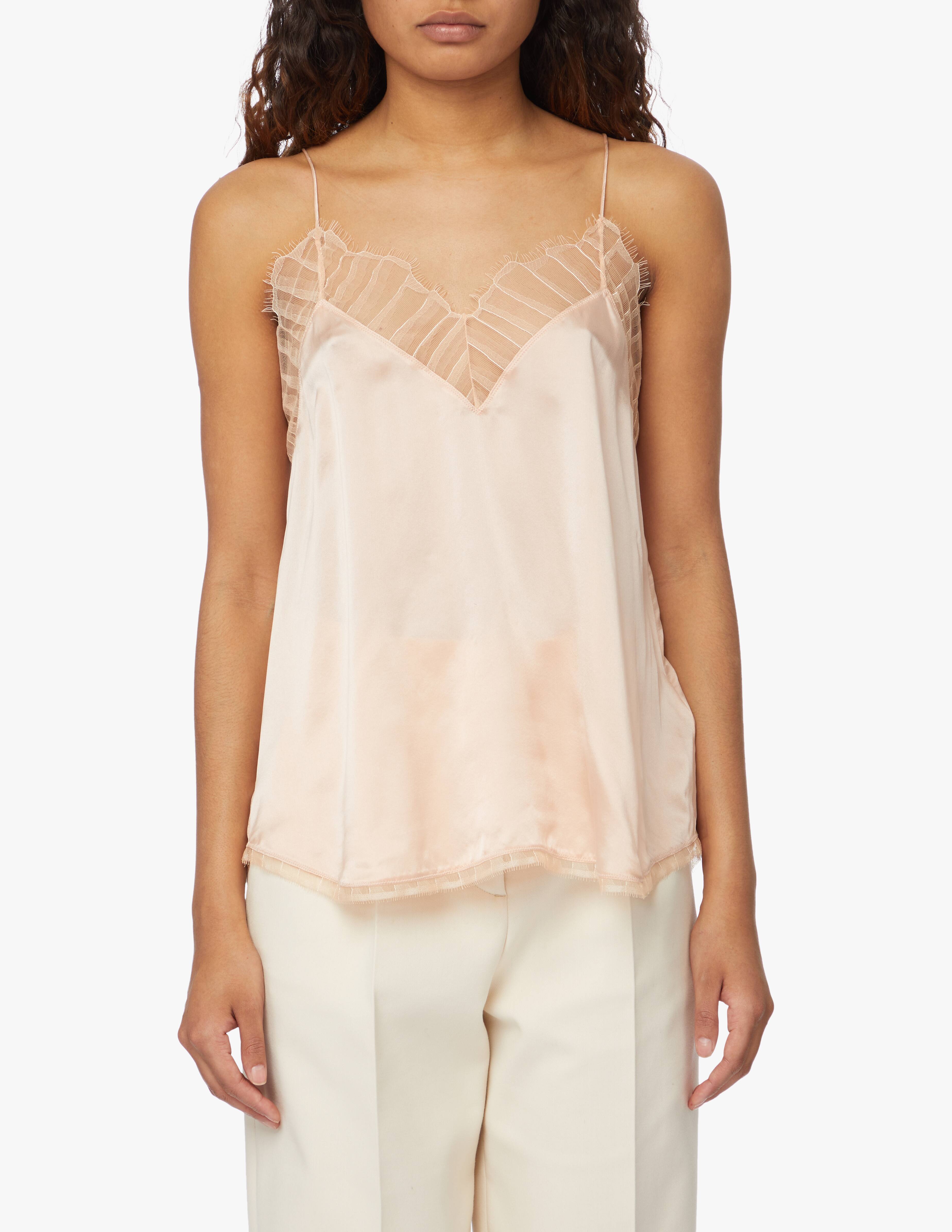 Iro Silk top - beige - Rinascente.it
