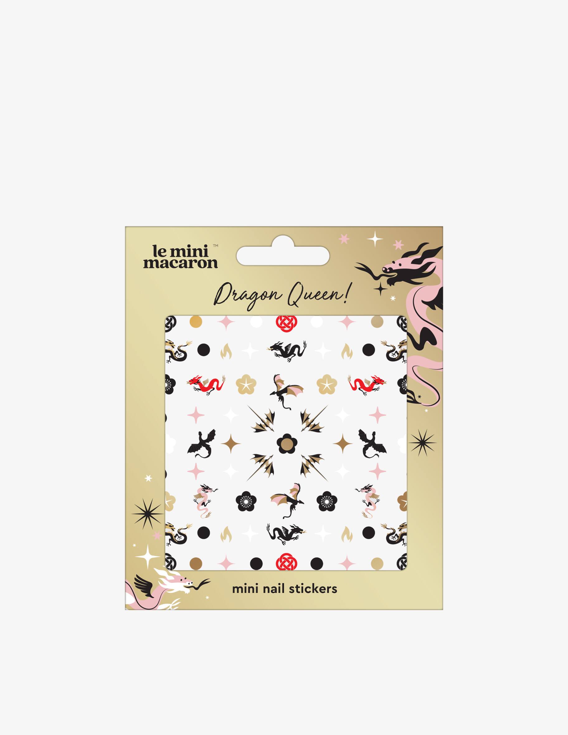 Shop Le Mini Macaron Dragon Queen Mini Nail Stickers on Rinascente