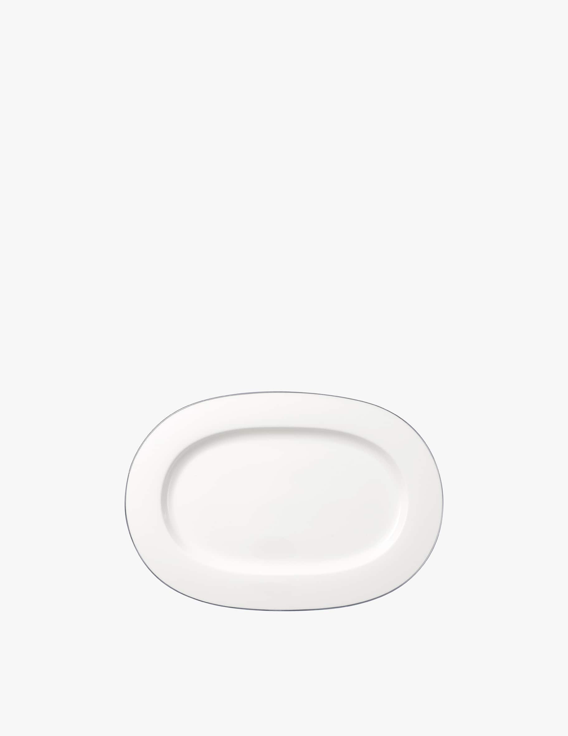 Shop Villeroy & Boch Anmut Platinum Oval Platter 41Cm on Rinascente