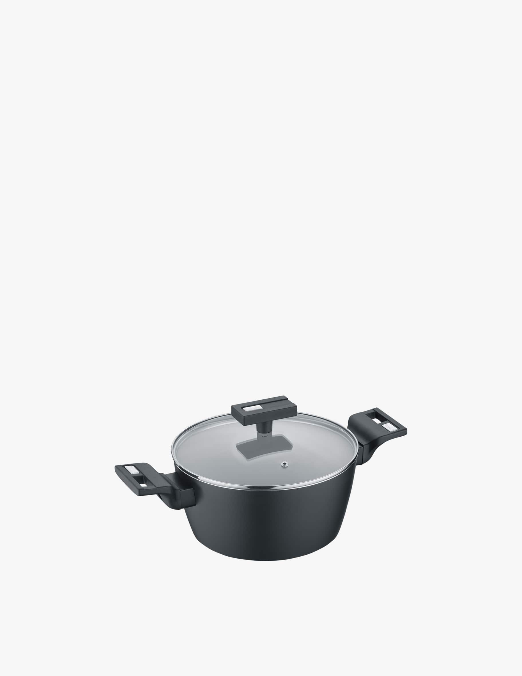 Shop Berndes Bclever Cooking Pot With Glass Lid 20 Cm No Pfas on Rinascente