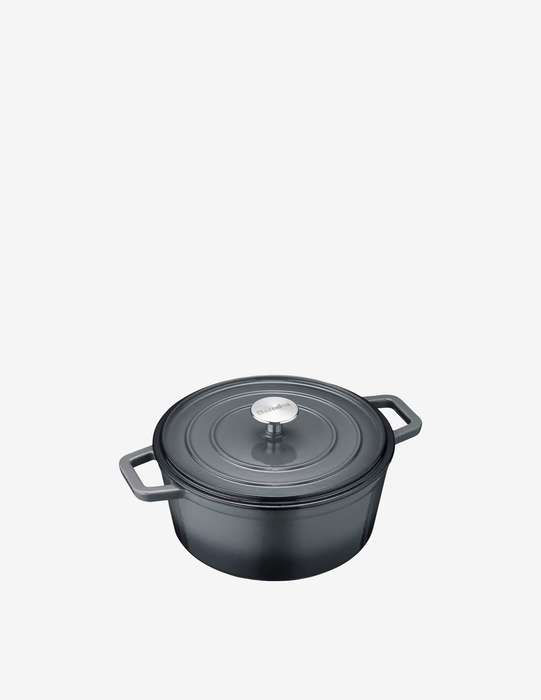 Shop Berndes B.Iron Cooking Pot round 20 cm with lid on Rinascente