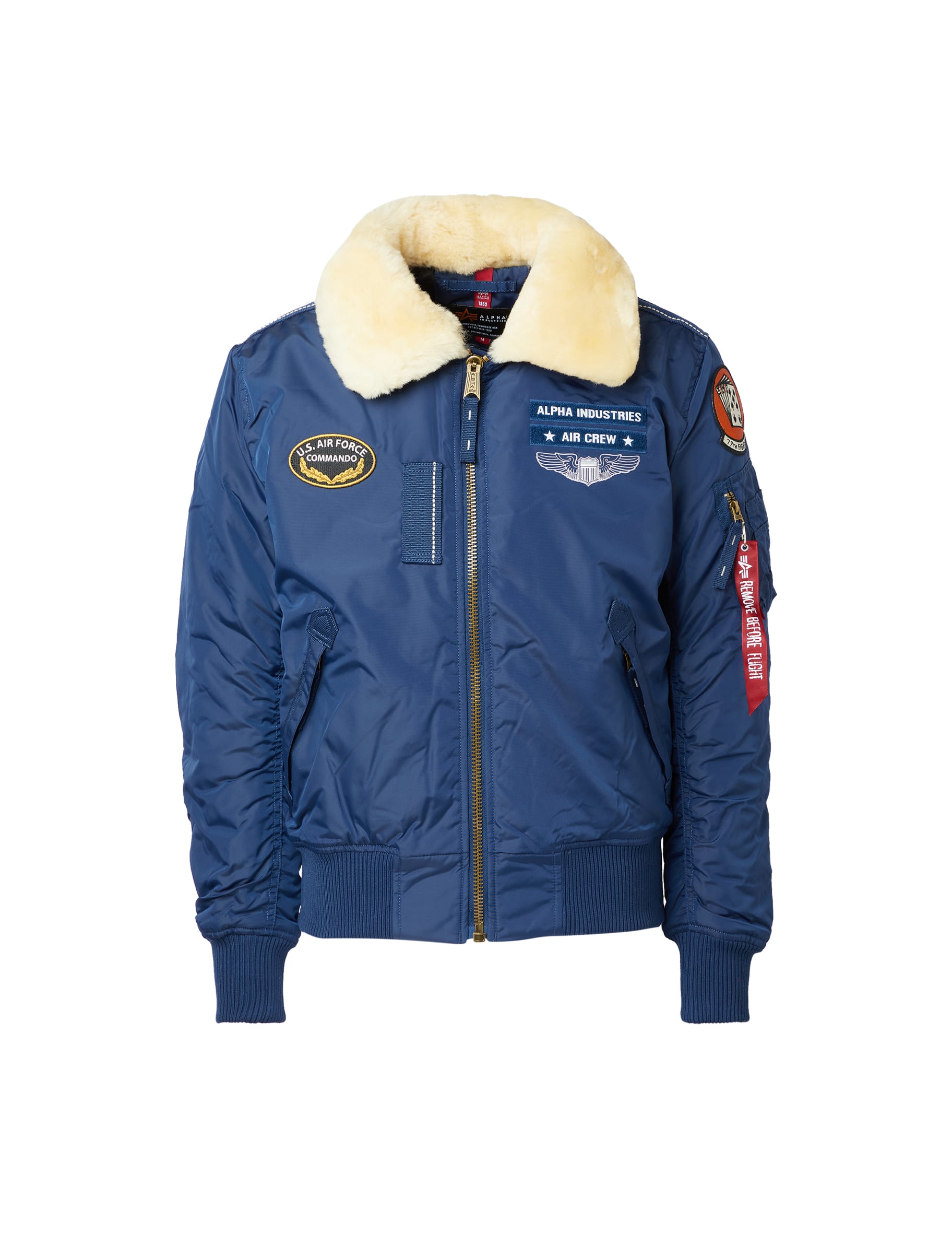 Acquista Alpha Industries Bomber con pelo al collo su Rinascente