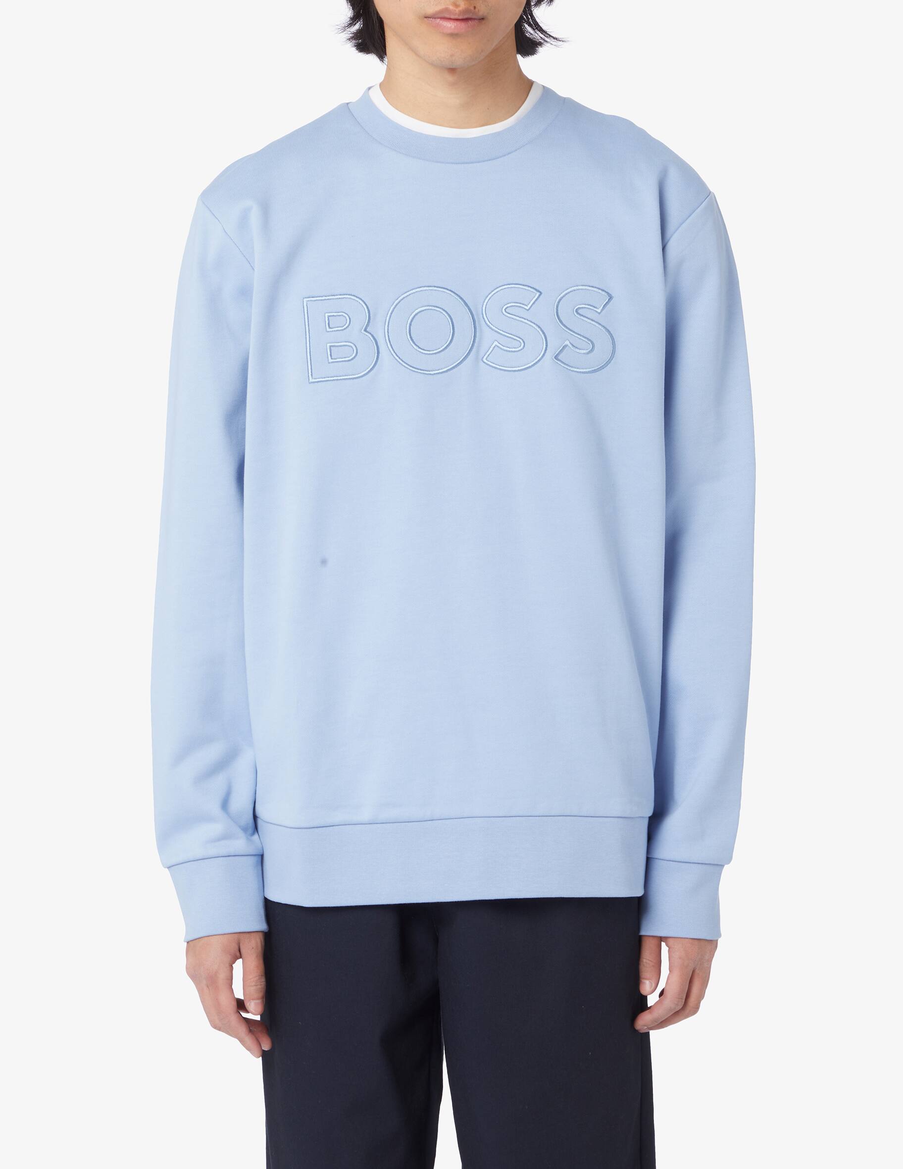 Acquista BOSS Felpa girocollo logo su Rinascente