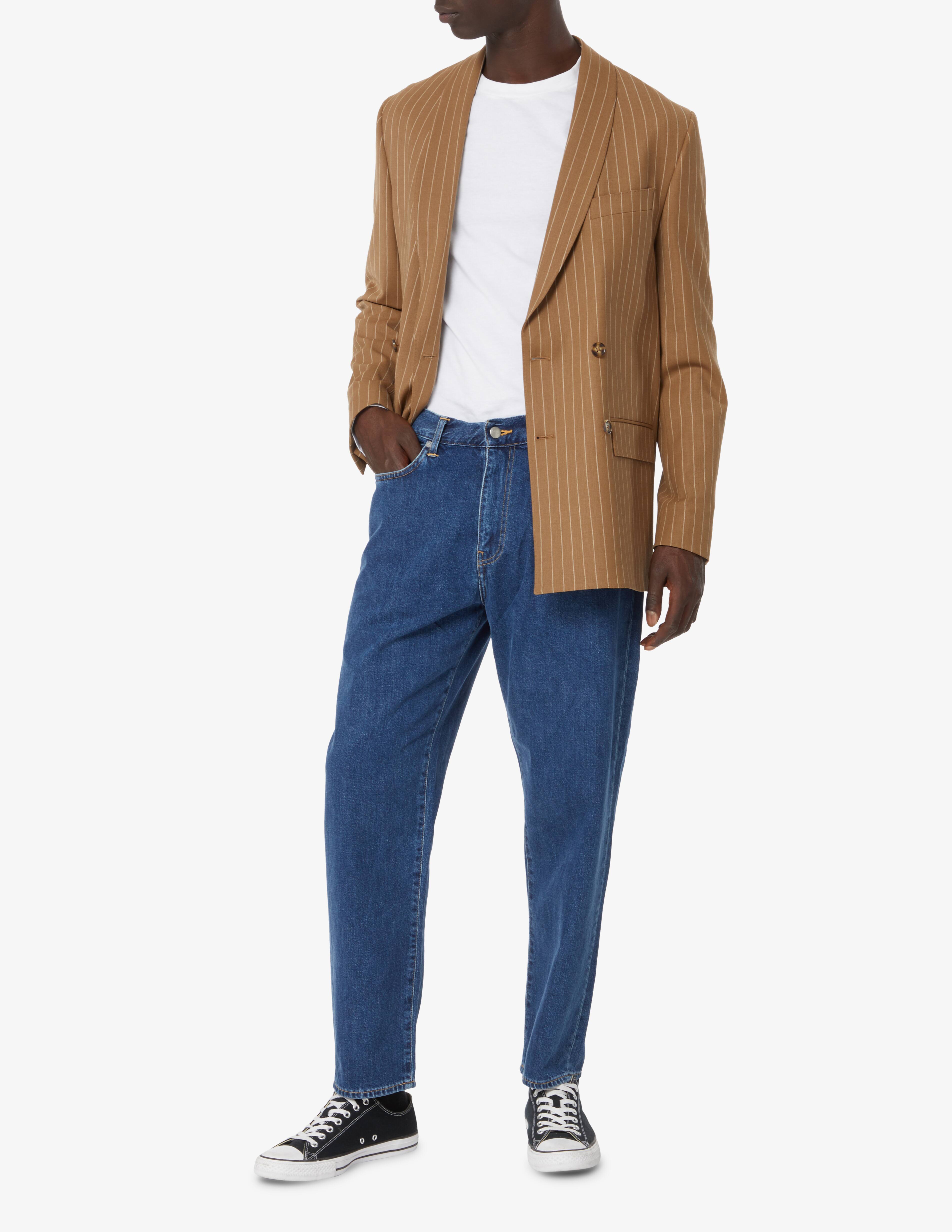 Shop Edwin Relaxed tapered cosmos denim - Blue on Rinascente