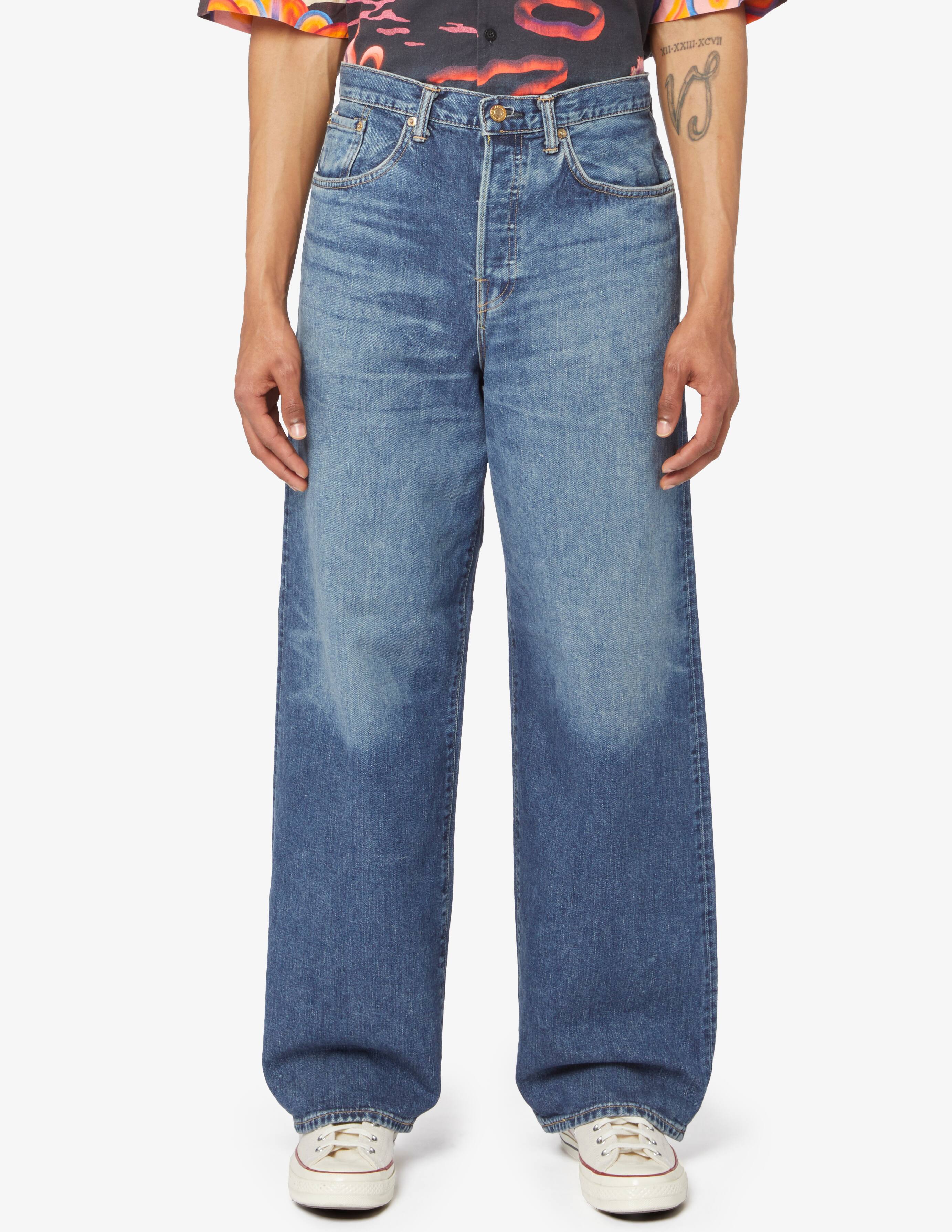 Shop Edwin Wide pants on Rinascente