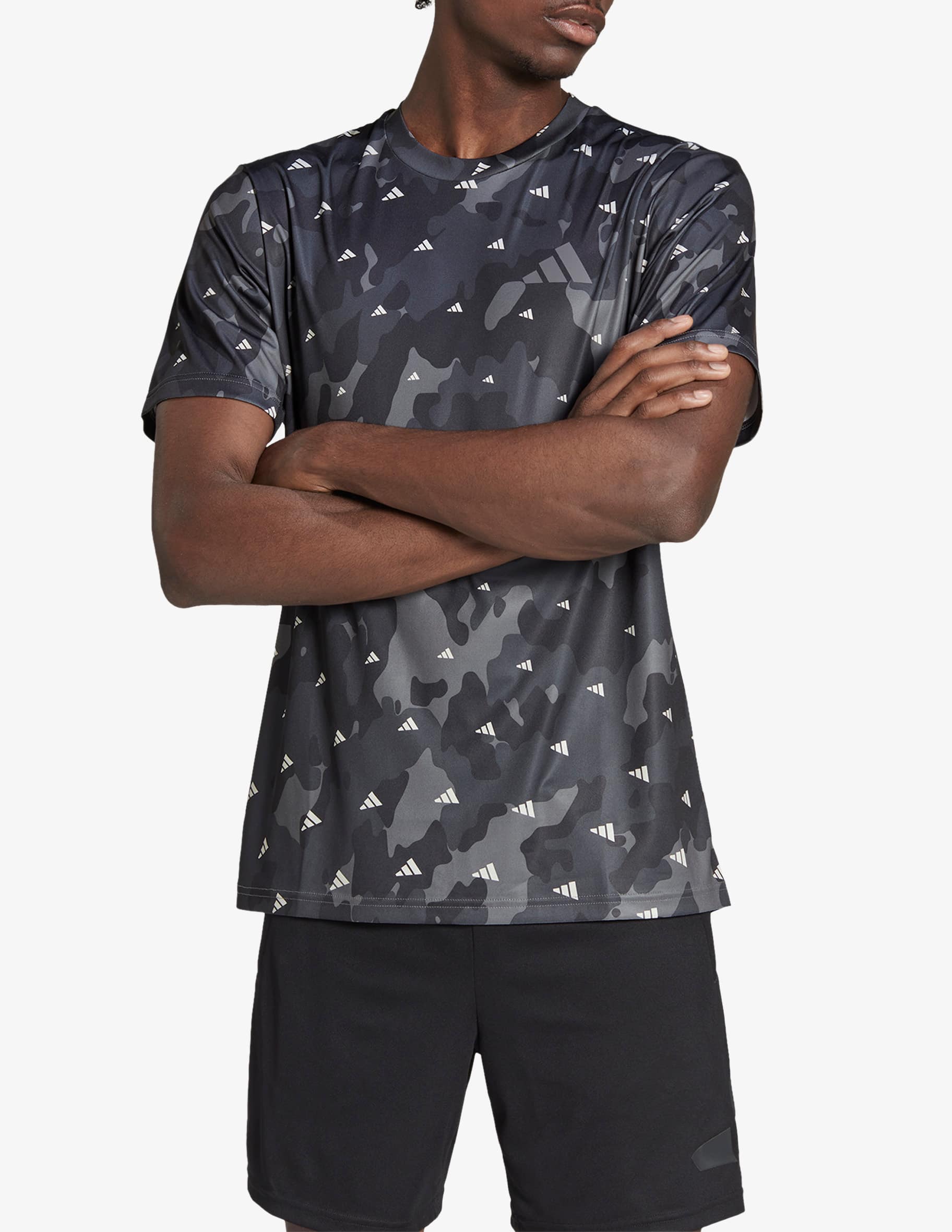 Shop Adidas Performance Tech aero camo t-shirt on Rinascente