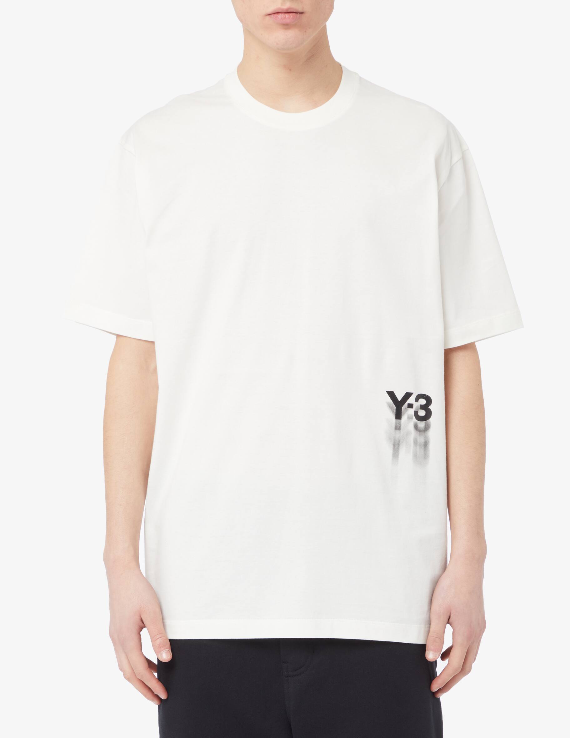 Shop Adidas Y-3 Logo t-shirt on Rinascente
