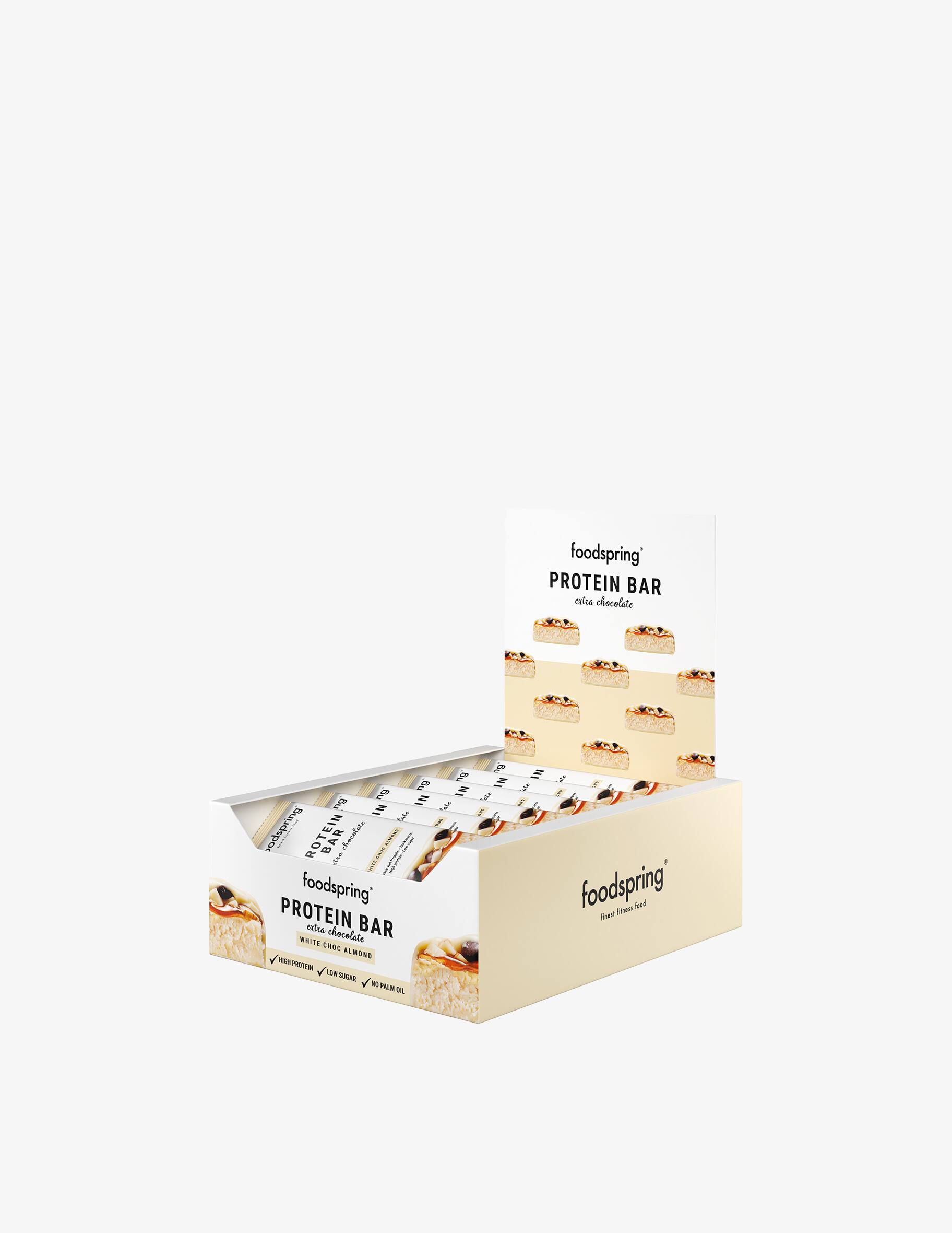 Shop Foodspring Protein Bar Extra Chocolate 12x65g White Choco and ...