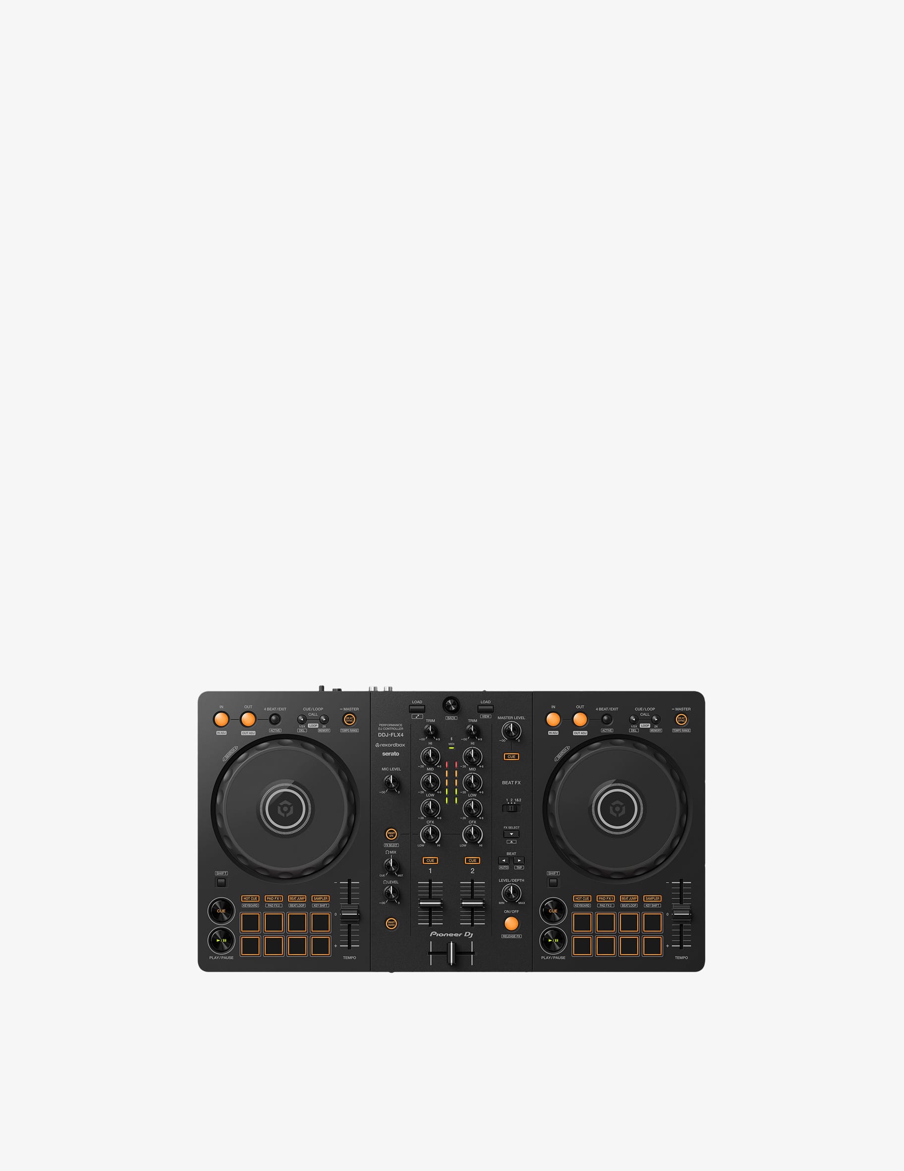 Shop Pioneer DJ Pioneer Dj Flx-4 - Black on Rinascente